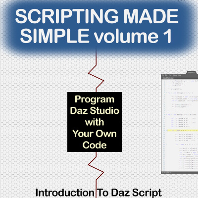 Scripting Made Simple DS - Volume 1 Intro To Daz Script PDF Free 3D Tutorial by rolow