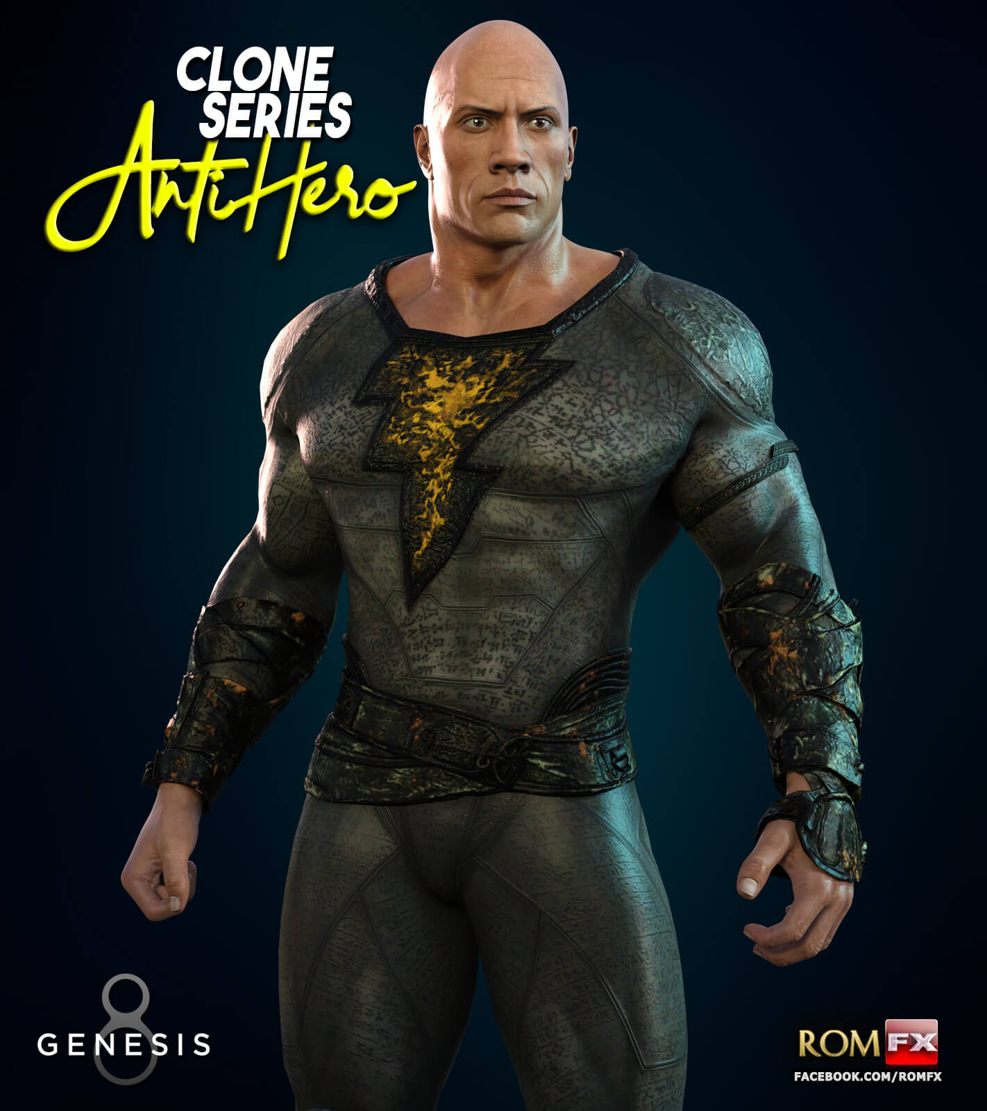 Clone Series - AntiHero for G8M and G8.1M Daz Content by ROMFX