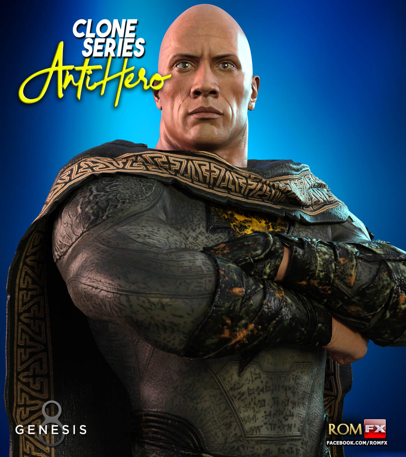 Clone Series - AntiHero for G8M and G8.1M Daz Content by ROMFX