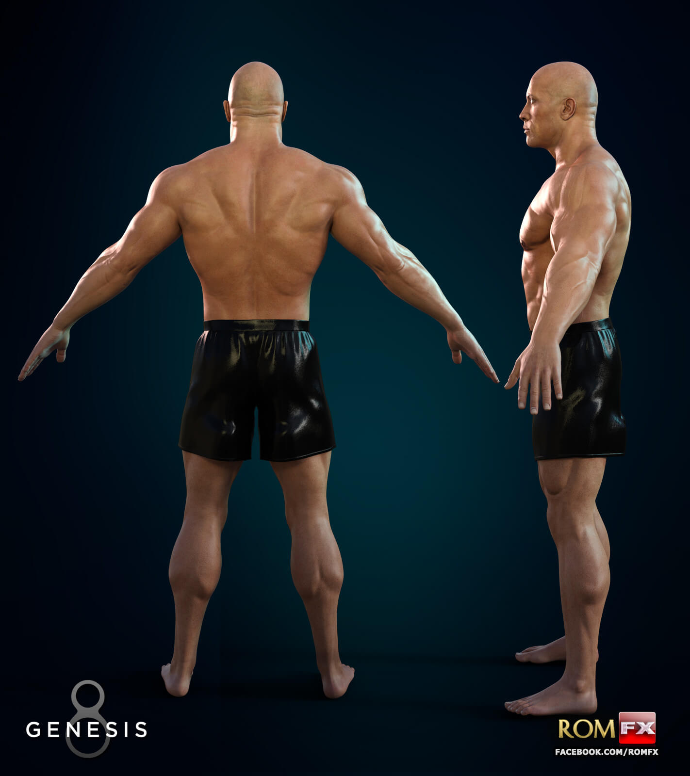 Clone Series - AntiHero for G8M and G8.1M Daz Content by ROMFX