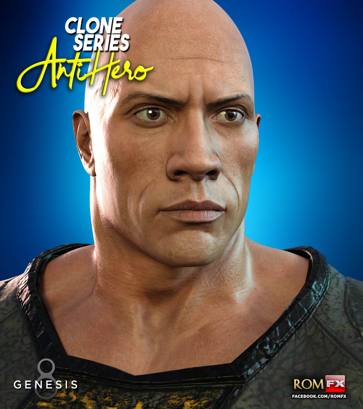 Clone Series - AntiHero for G8M and G8.1M Daz Content by ROMFX