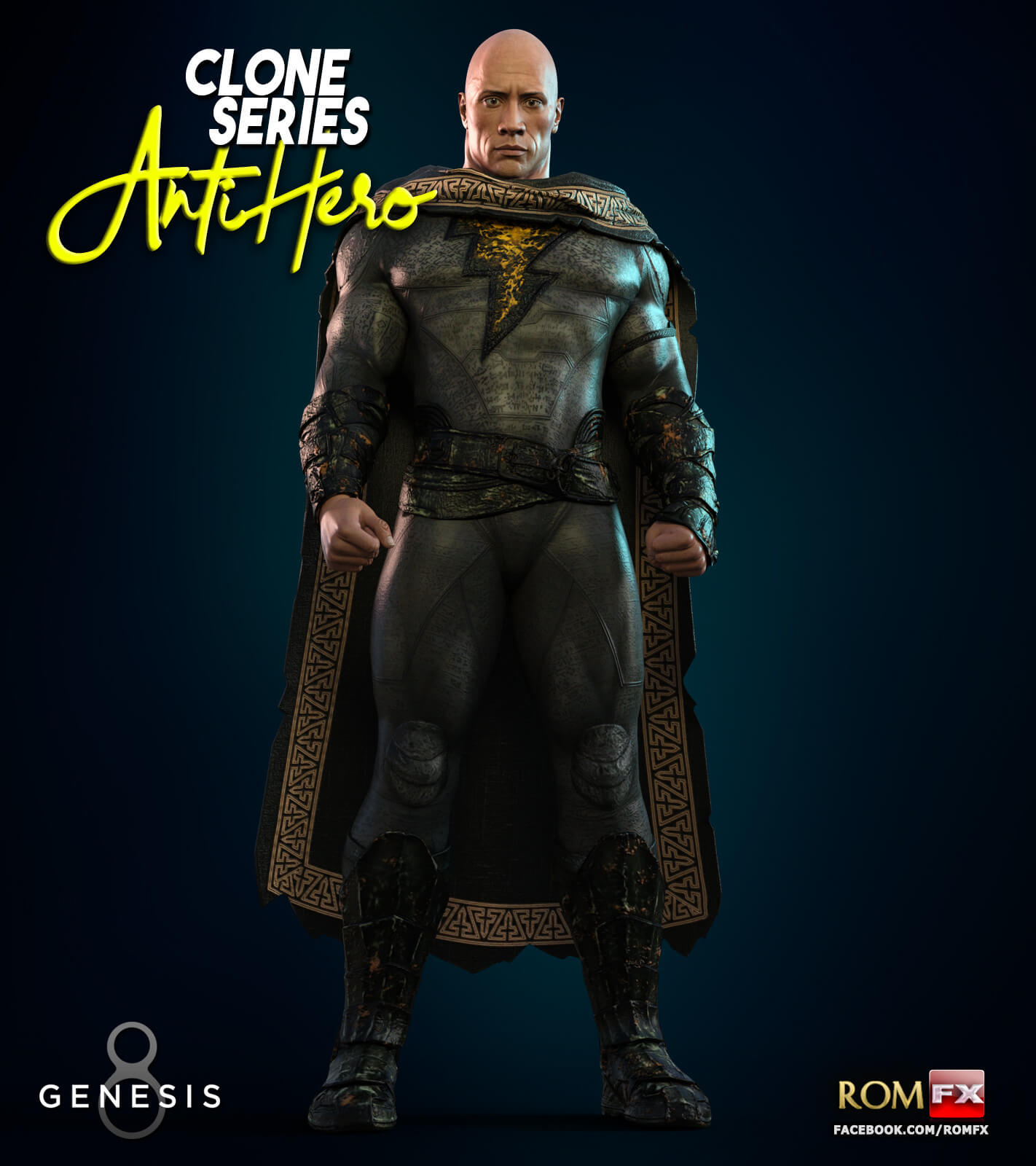 Clone Series - AntiHero for G8M and G8.1M Daz Content by ROMFX