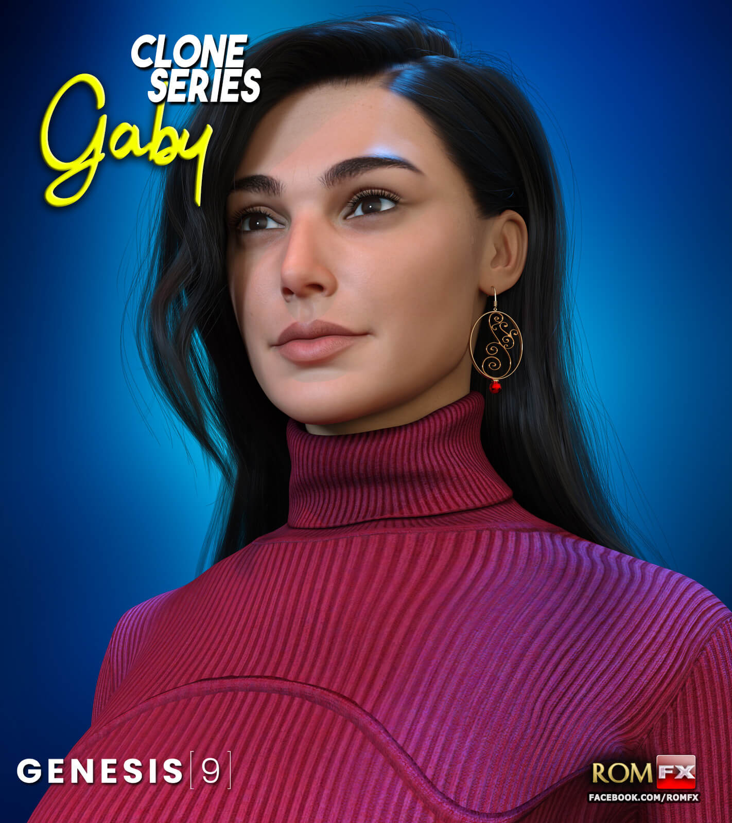 Clone Series - Gaby For G9 Daz Content by ROMFX