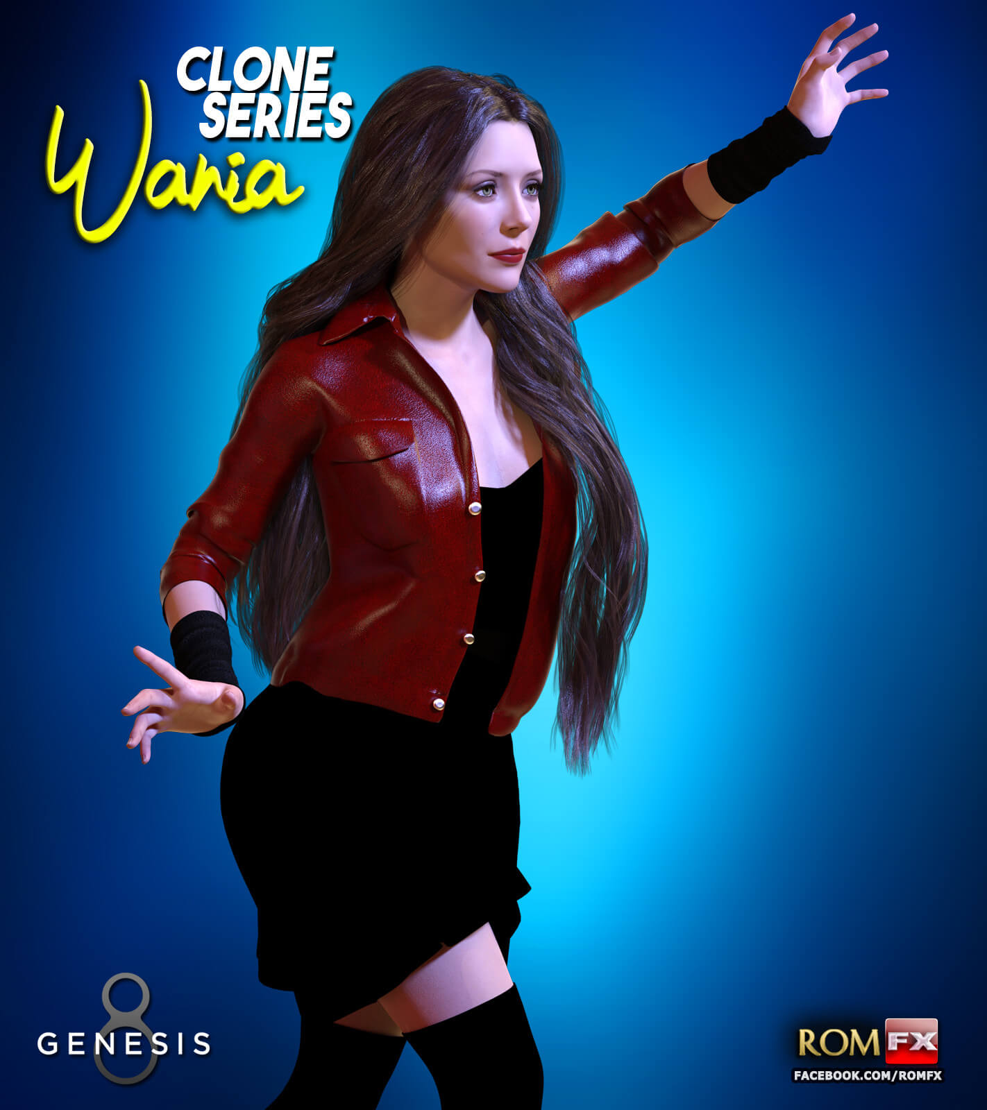 Clone Series - Wania for G8F and G8.1F Daz Content by ROMFX