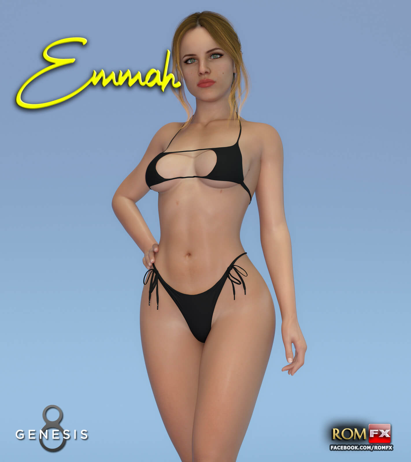 Emmah For G8F And G8.1F - Daz Content by ROMFX