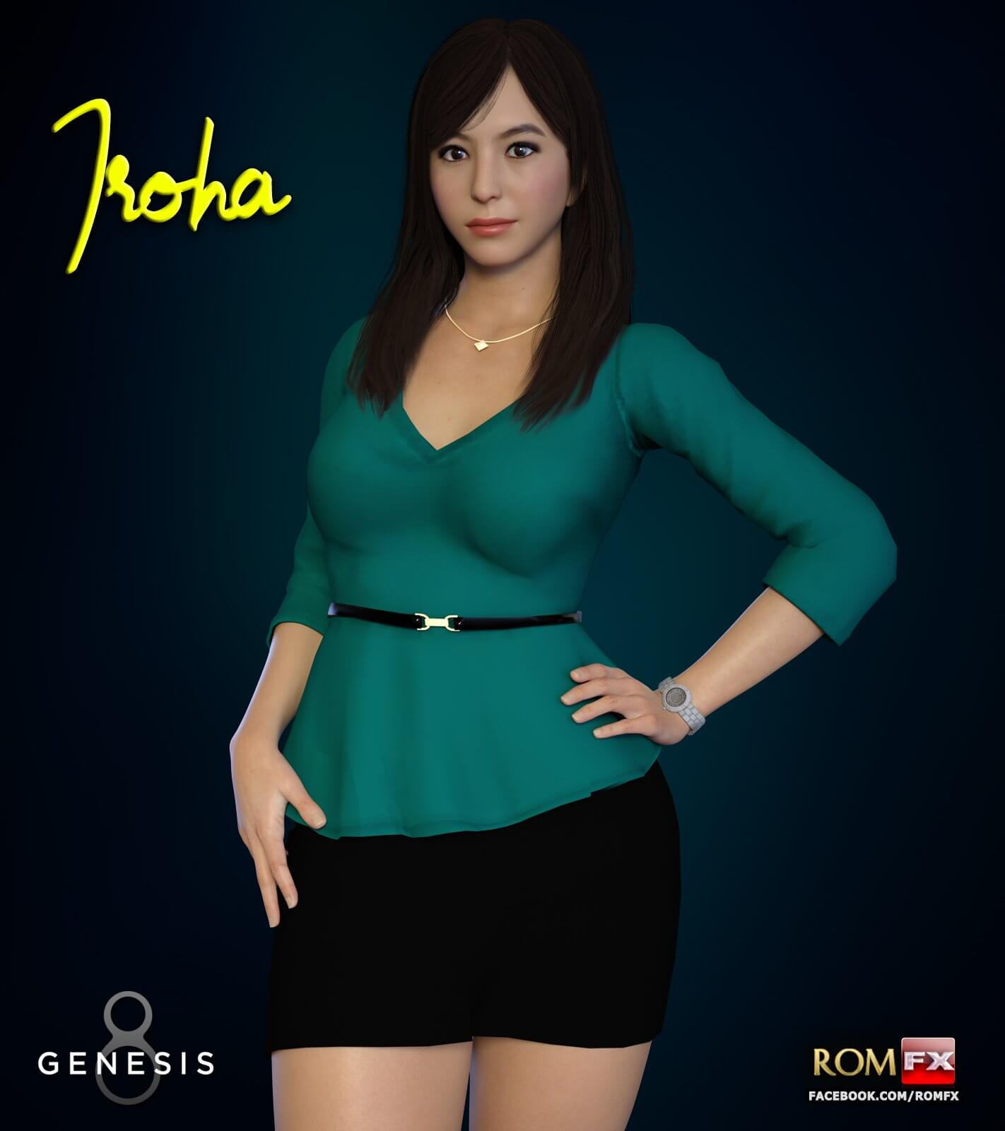 Iroha For G8F And G81F - Daz Content by ROMFX