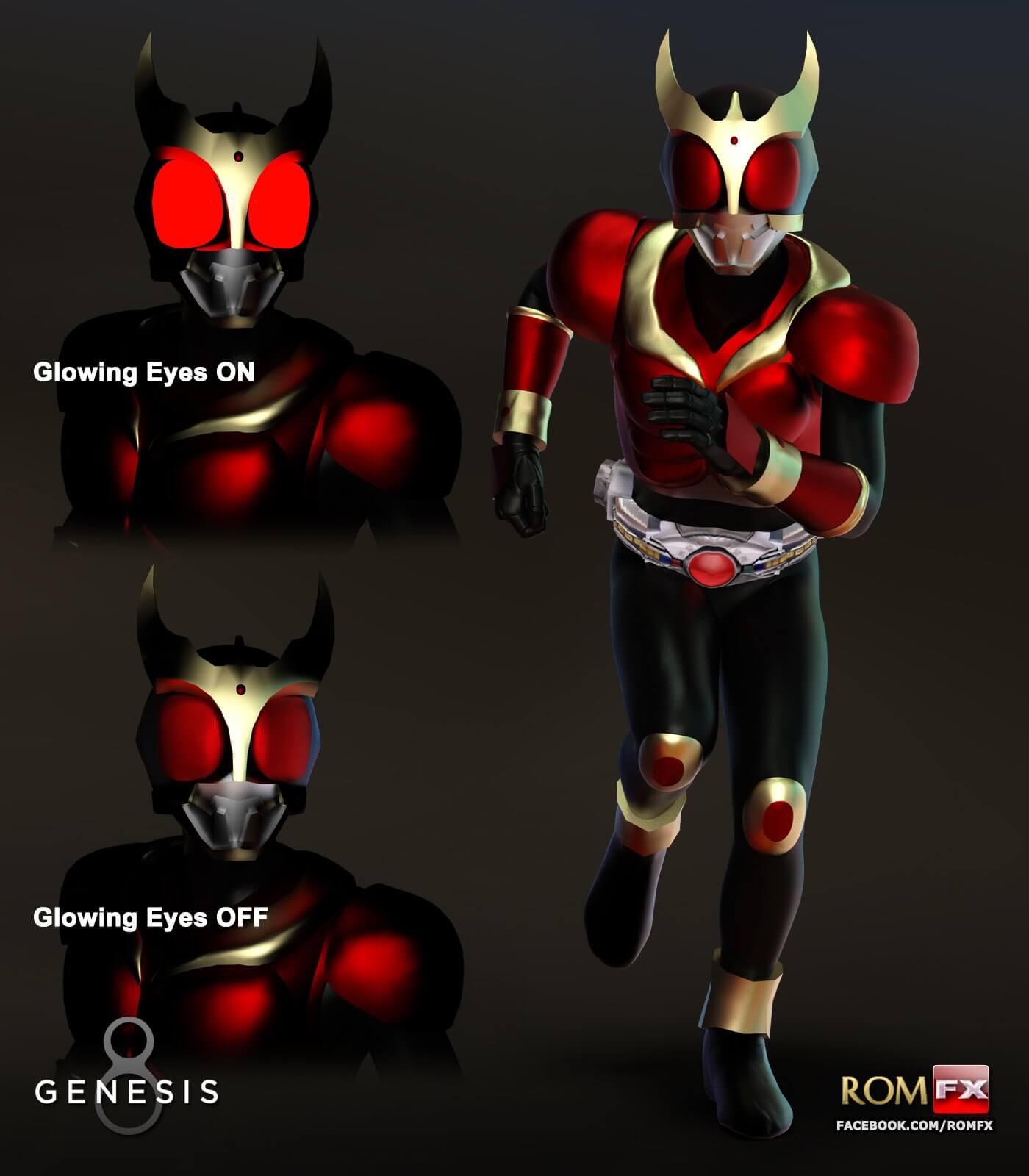 Kamen Rider Kuuga For G8M - Daz Content by ROMFX