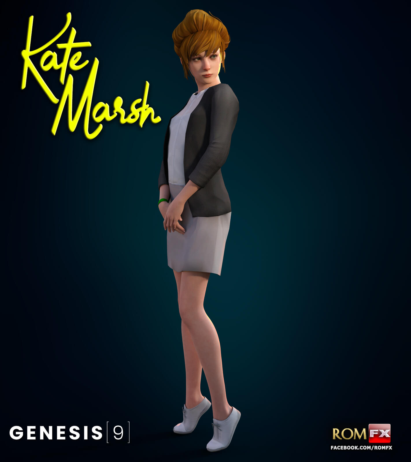Kate Marsh For G9 - Daz Content by ROMFX