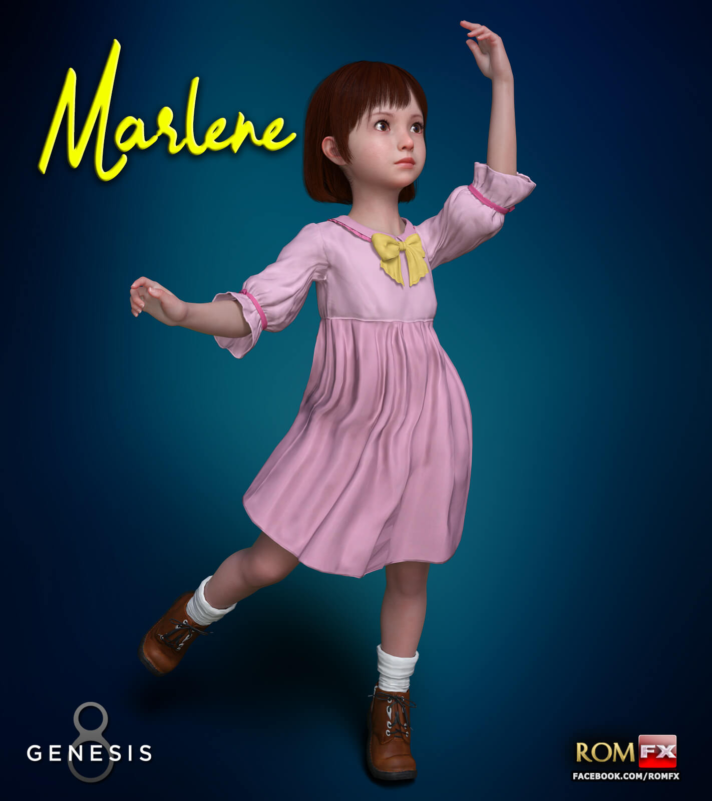 Marlene Wallace For G8F And G8.1F - Daz Content by ROMFX