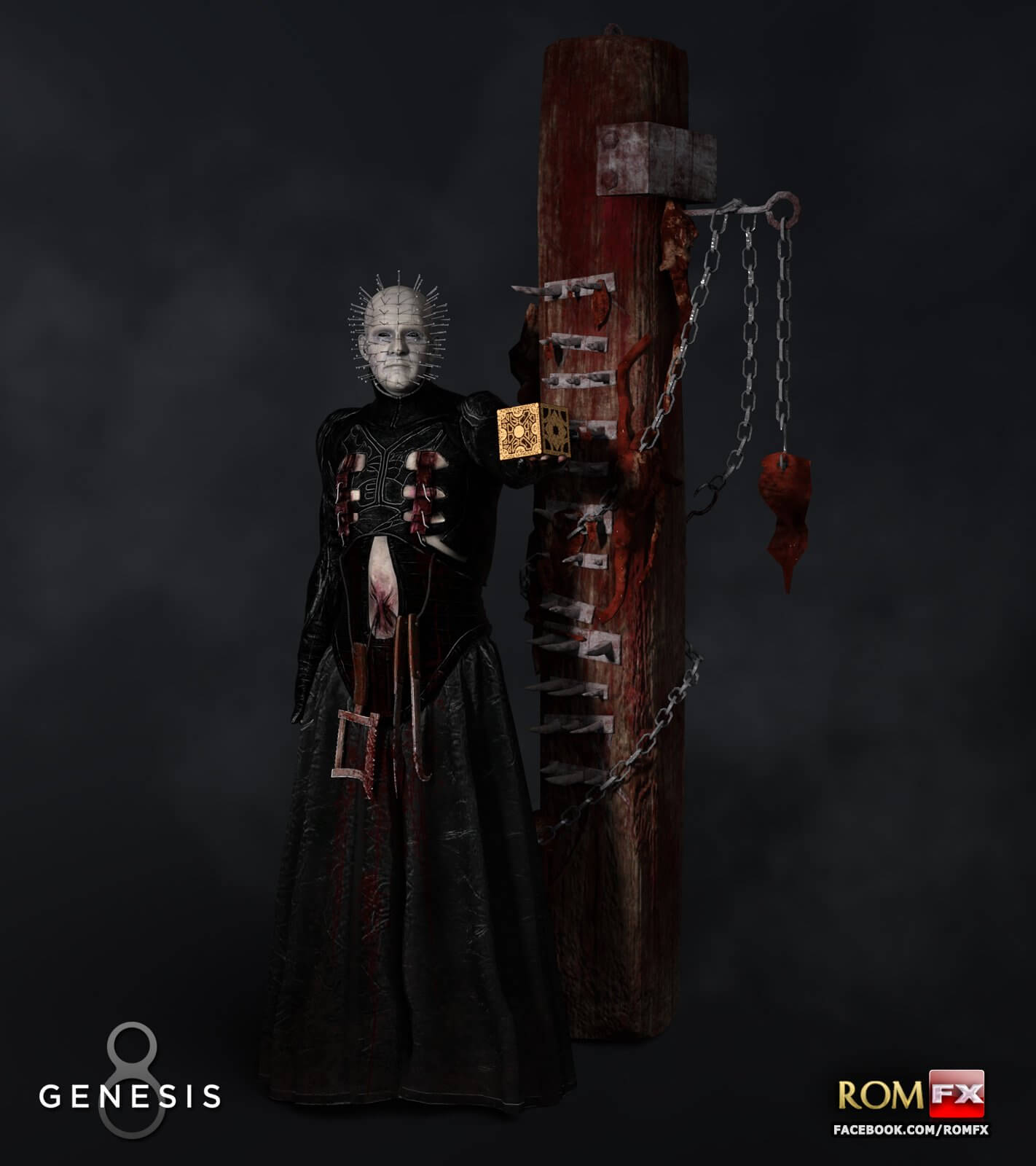 Pinhead For G8M And G8.1M - Daz Content by ROMFX