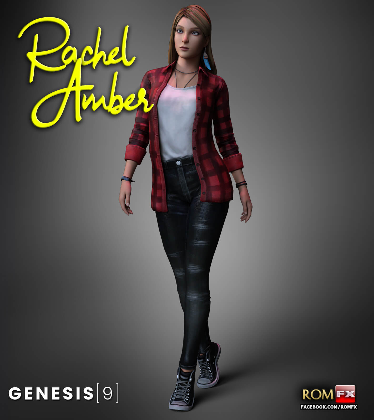 Rachel Amber For G9 - Daz Content by ROMFX