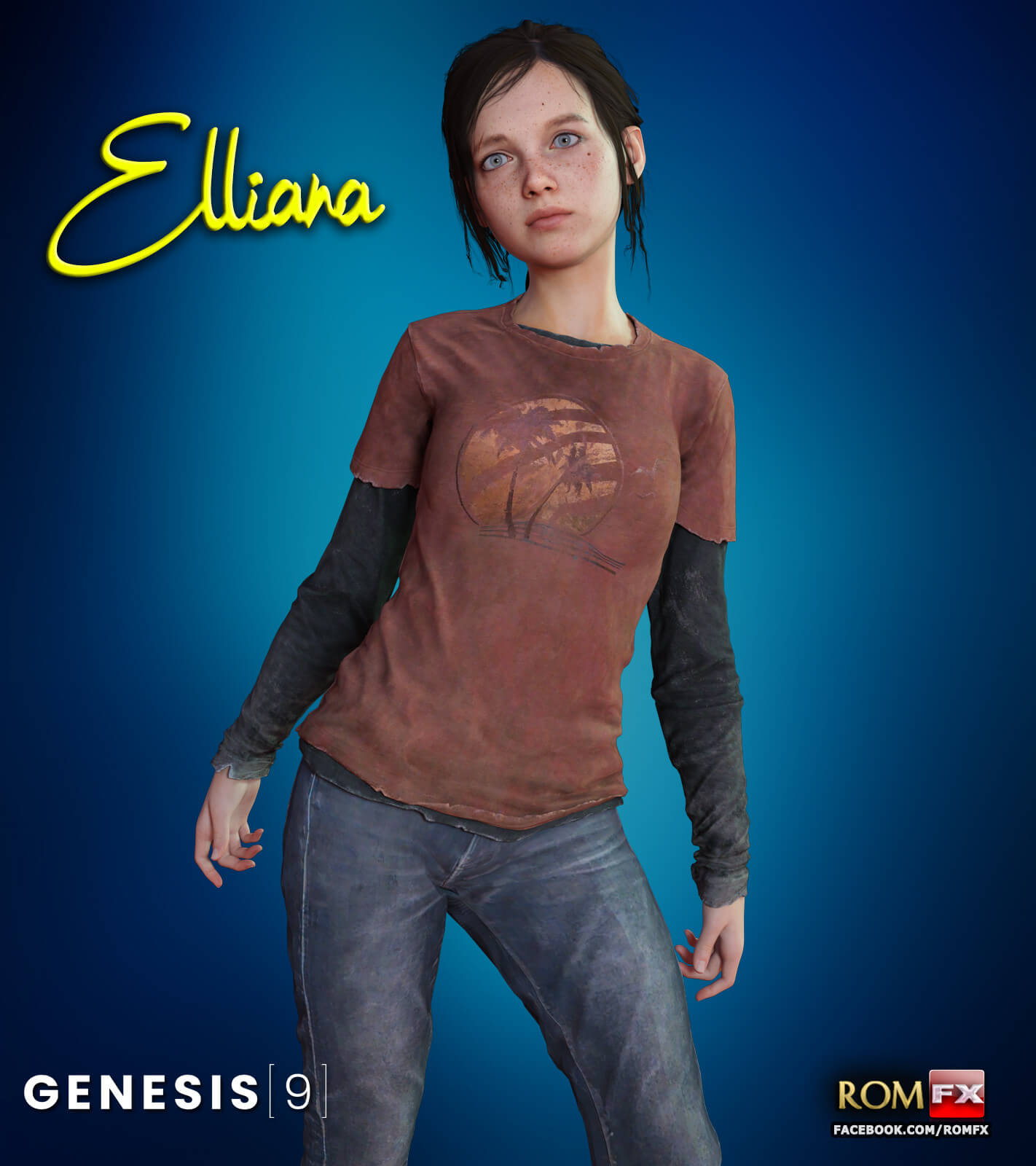 RFX Elliana For G9 - Daz Content by ROMFX