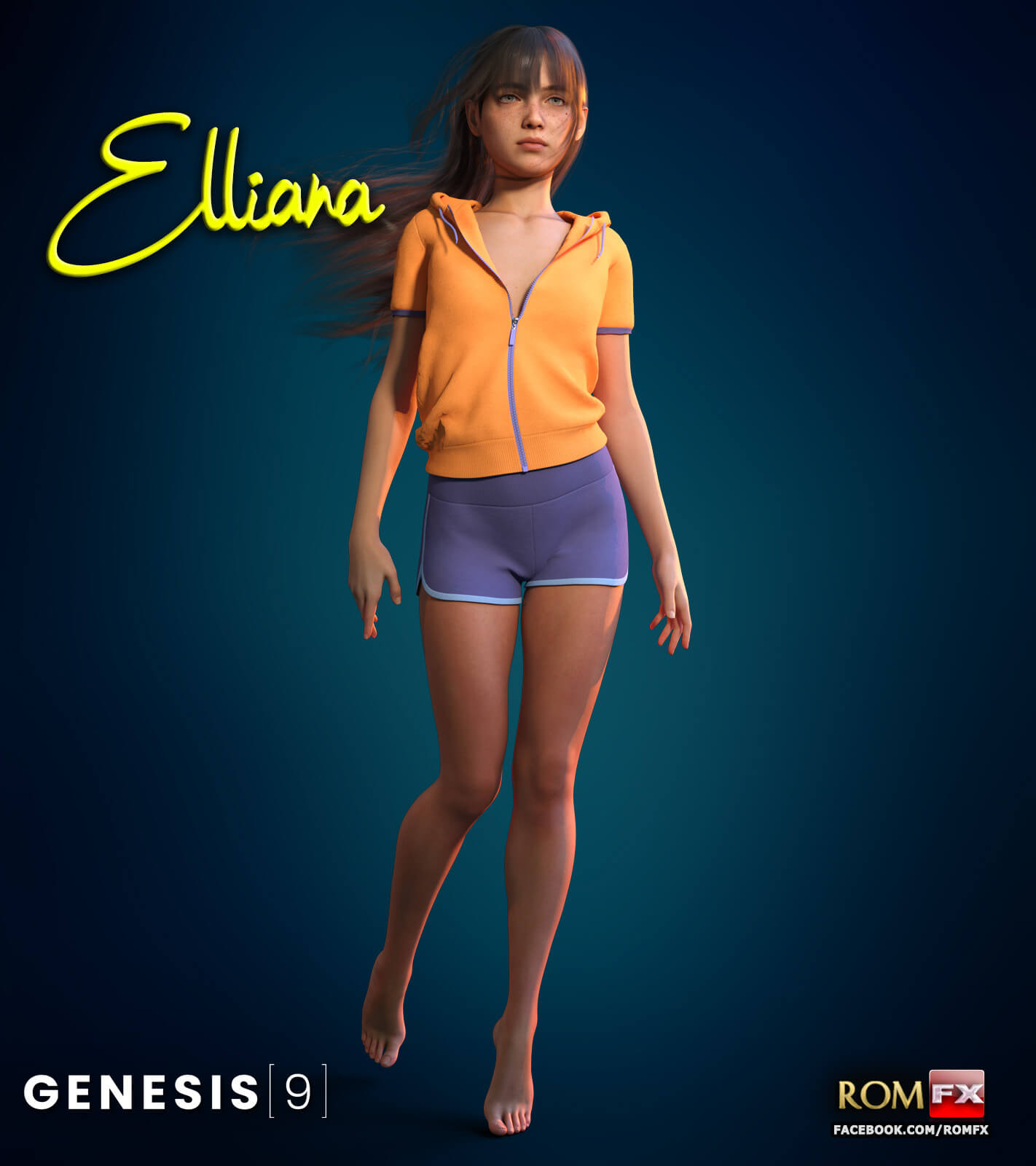 RFX Elliana For G9 - Daz Content by ROMFX