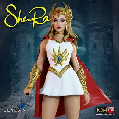 RFX FN She-Ra For G8F And G8.1F Daz Content by ROMFX