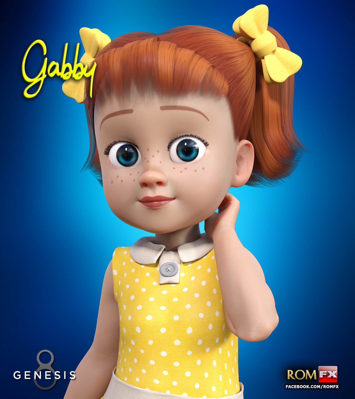 RFX Gabby For G8F And G8.1F - Daz Content by ROMFX