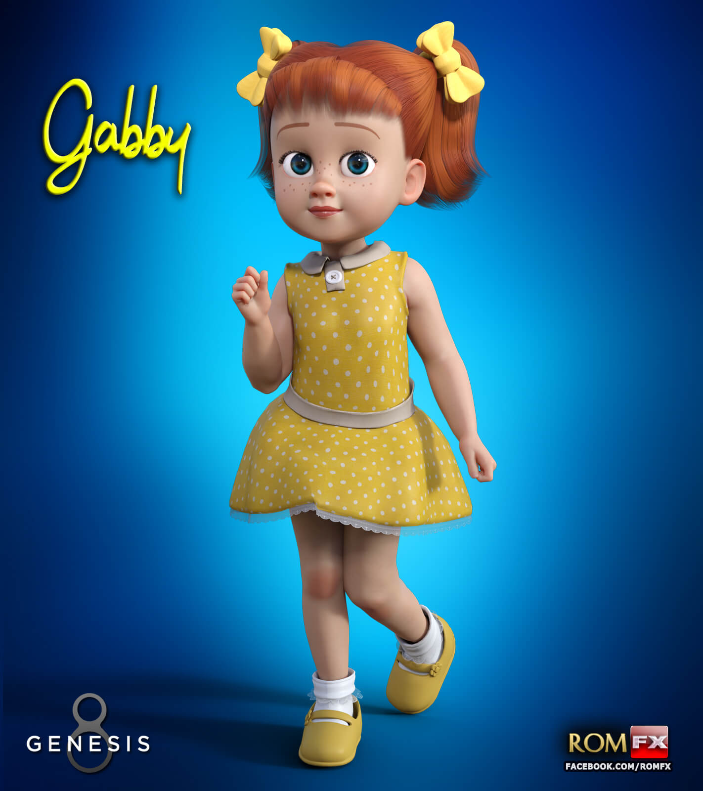 RFX Gabby For G8F And G8.1F - Daz Content by ROMFX