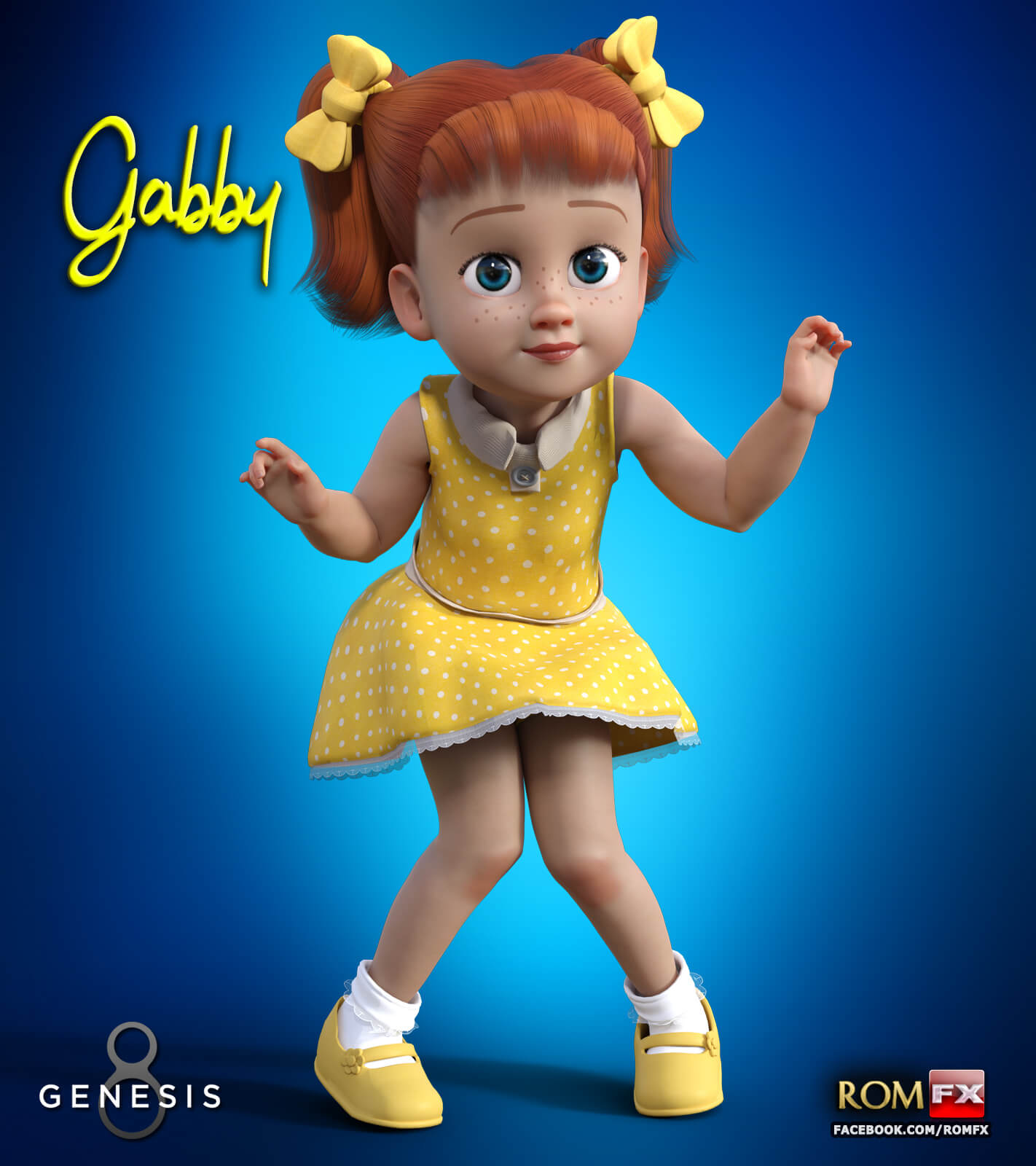 RFX Gabby For G8F And G8.1F - Daz Content by ROMFX