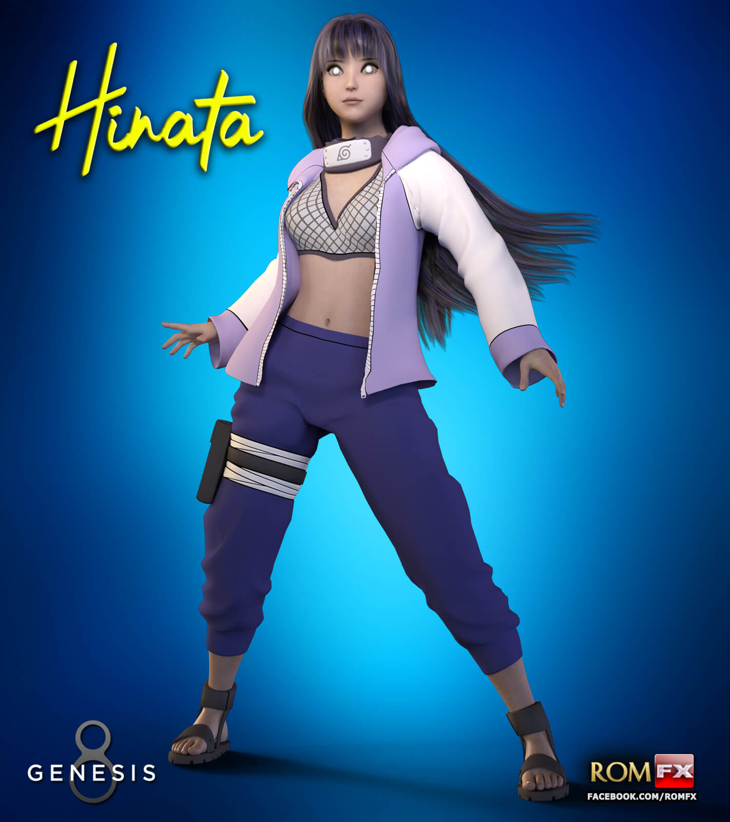 RFX Hinata For G8F And G8.1F - Daz Content by ROMFX