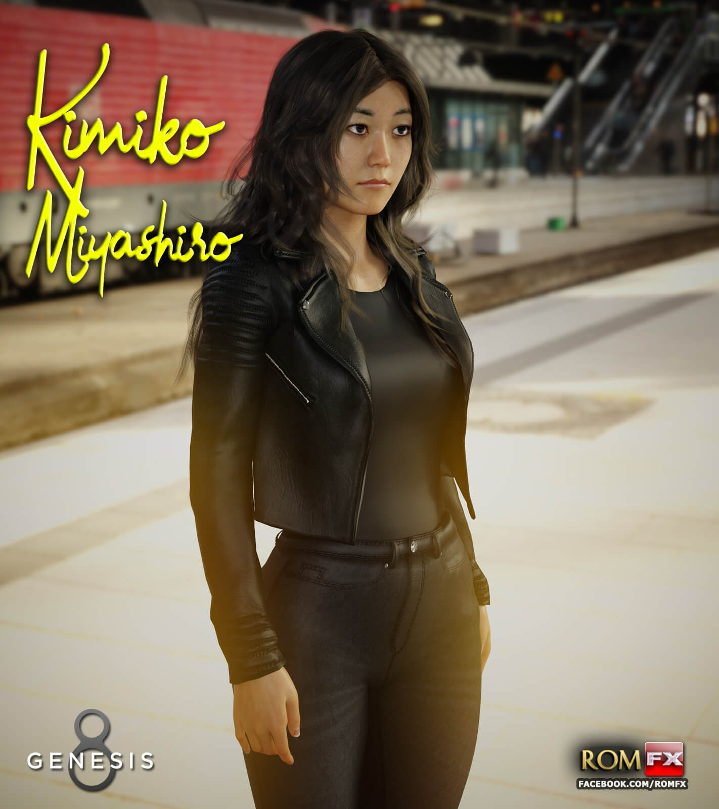 RFX Kimiko Miyashiro For G8F And G8.1F - Daz Content by ROMFX