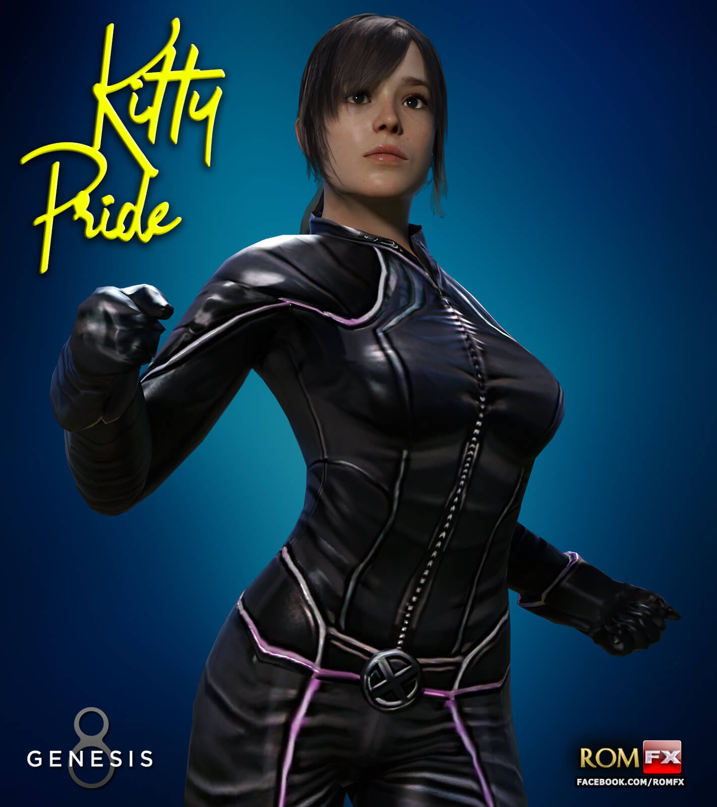 RFX Kitty Pryde For G8F And G8.1F - Daz Content by ROMFX