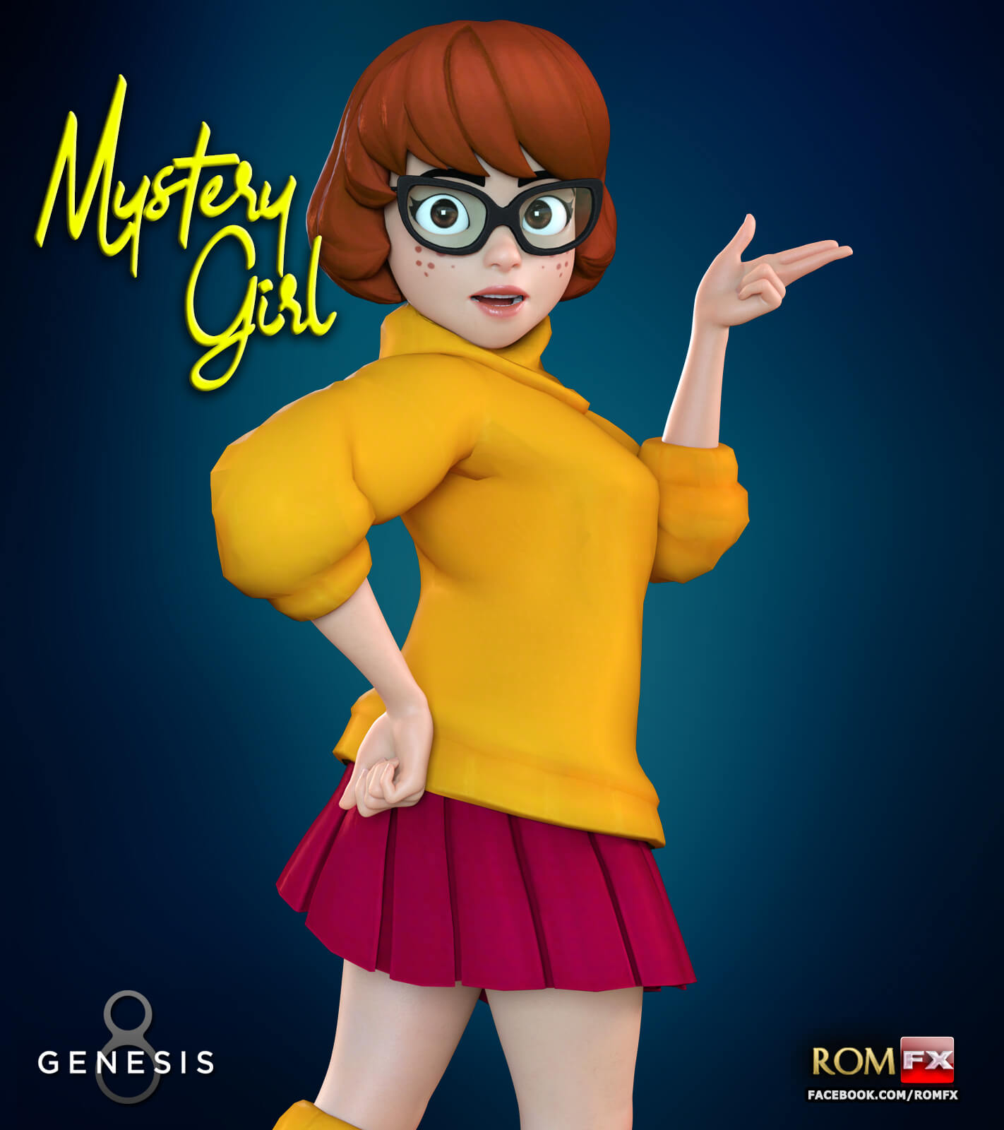 RFX Mystery Girl For G8F and G8.1F - Daz Content by ROMFX