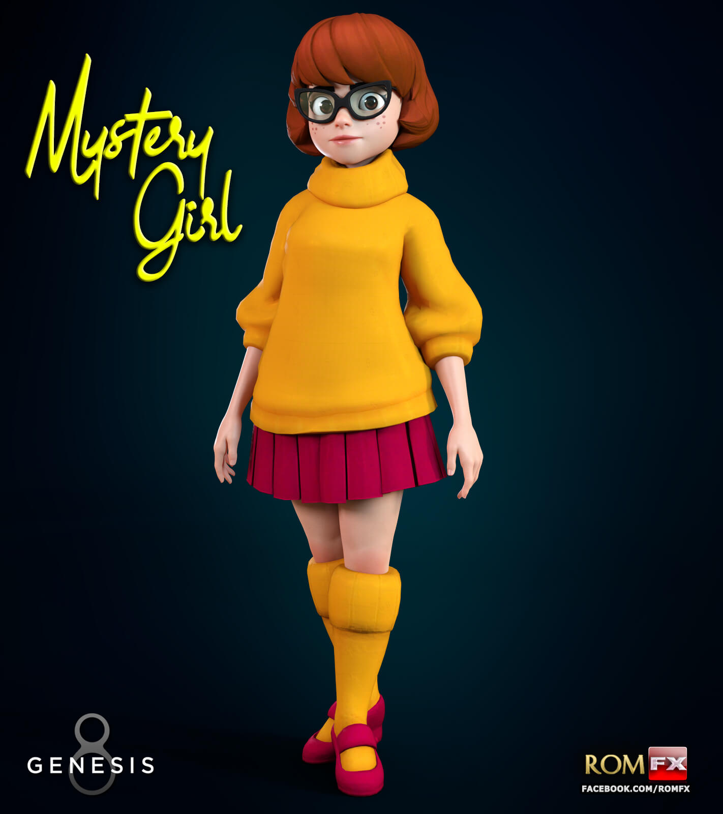 RFX Mystery Girl For G8F and G8.1F - Daz Content by ROMFX