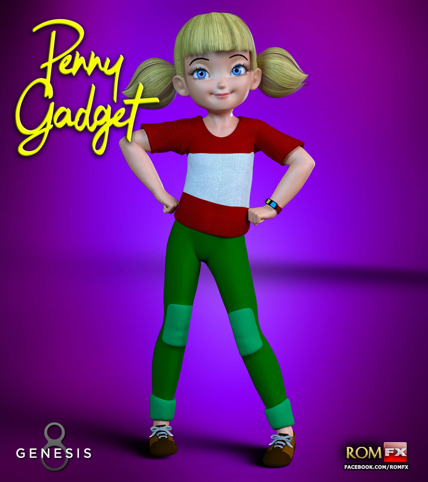 RFX Penny Gadget For G8F And G8.1F - Daz Content by ROMFX