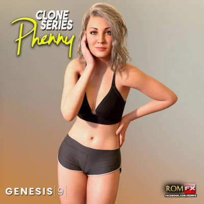 Clone Series - Phenny For G9 Daz Content by ROMFX
