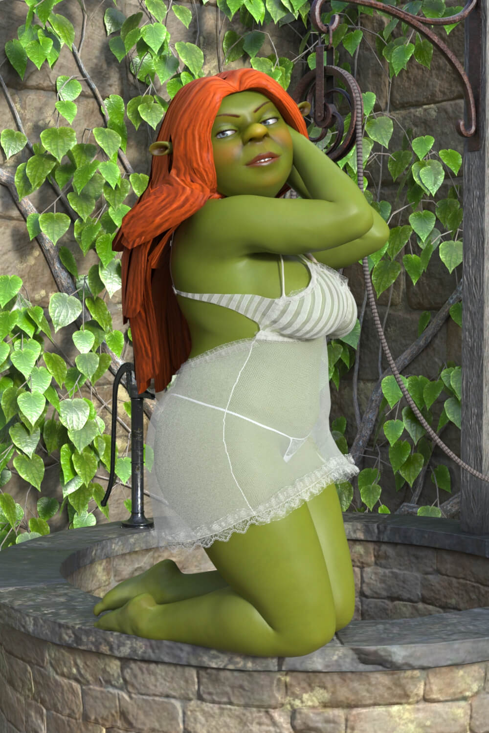 RFX Princess Fiona Ogre For G8F And G8.1F - Daz Content by ROMFX