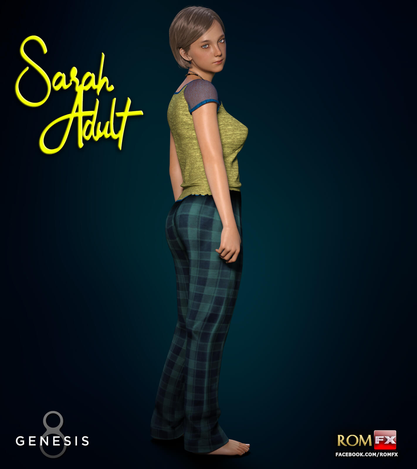 RFX Sarah Adult For G8F And G8.1F - Daz Content by ROMFX