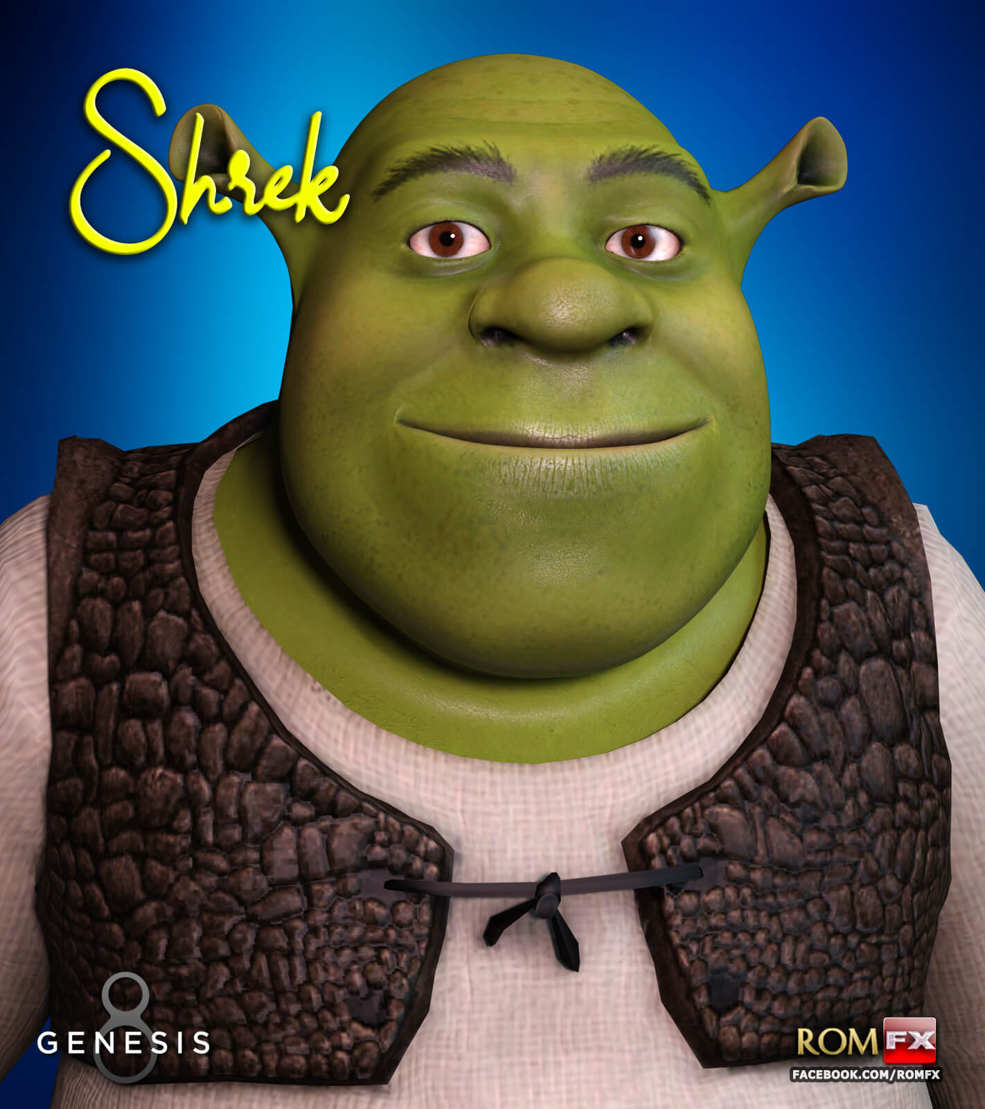 RFX Shrek For G8M and G8.1M - Daz Content by ROMFX
