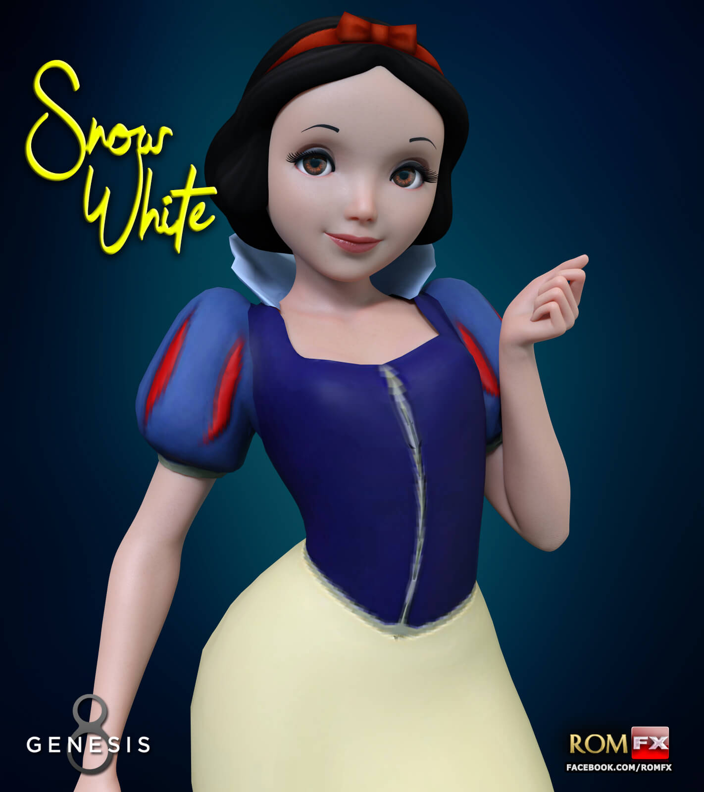 RFX Snow White For G8F And G8.1F - Daz Content by ROMFX