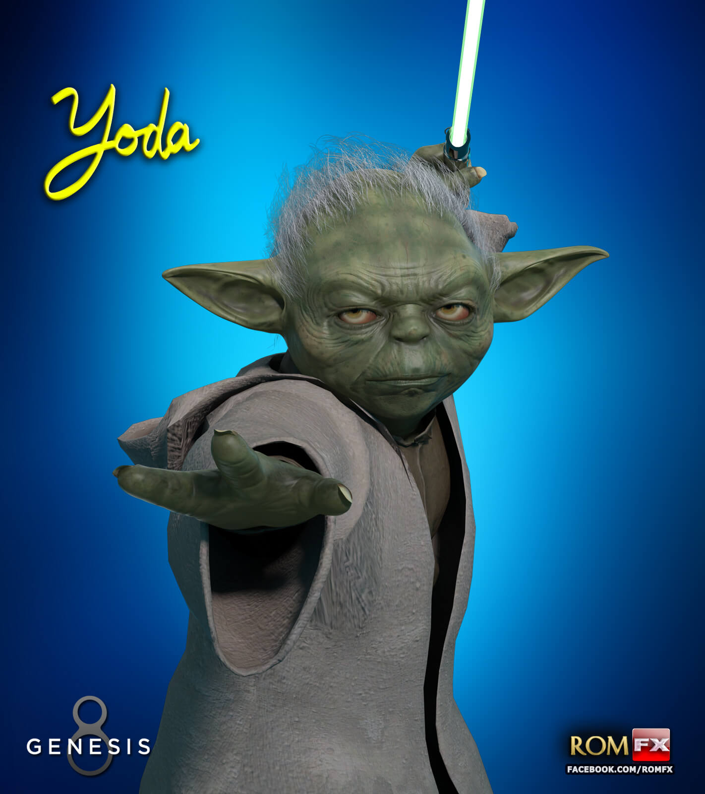 RFX Yoda For G8M And G8.1M - Daz Content by ROMFX