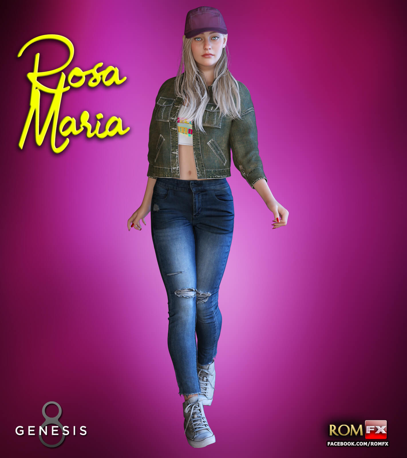 Rosa Maria for G8F and G8.1F - Daz Content by ROMFX