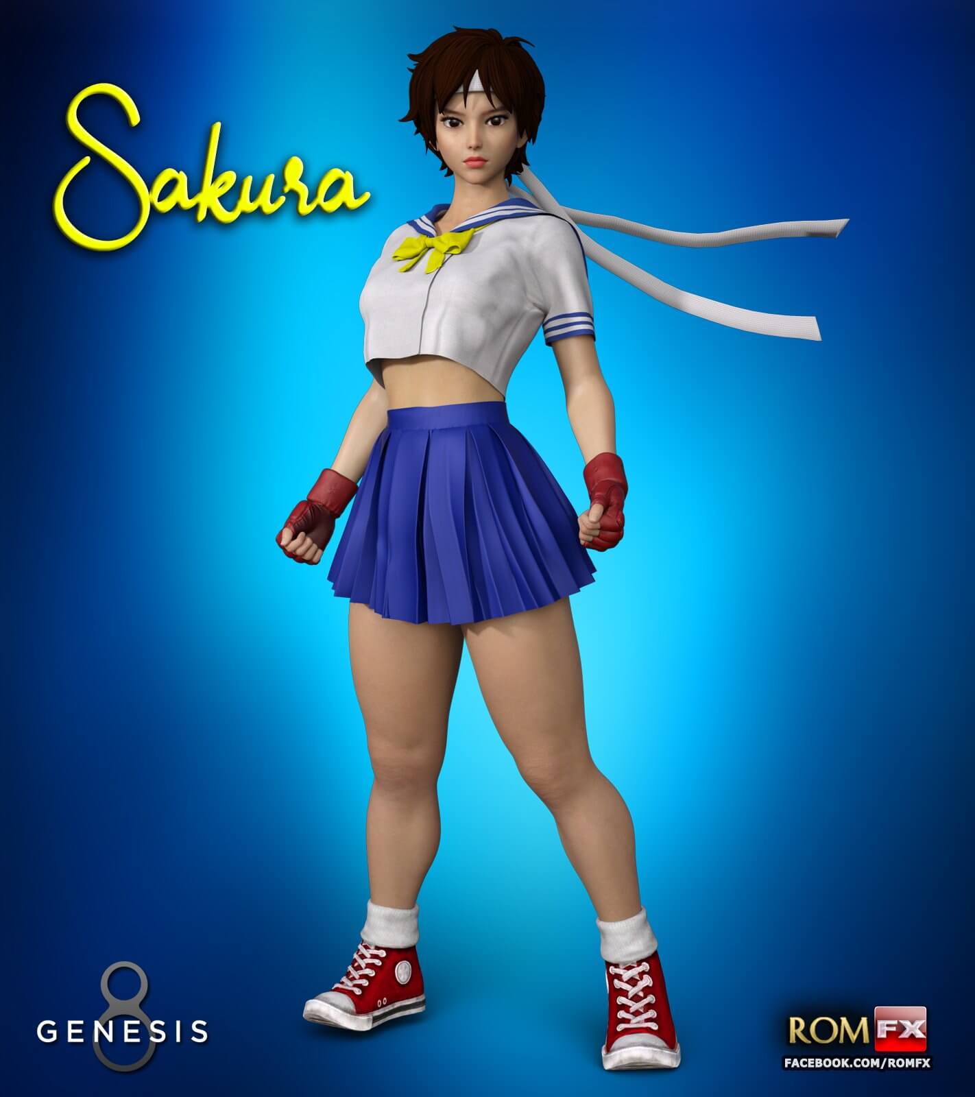 Sakura For G8F And G8.1F - Daz Content by ROMFX