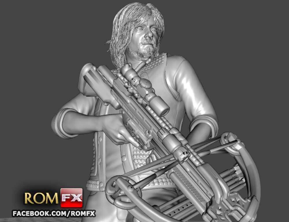 The Walking Dead Action Diorama - 3D Model by ROMFX