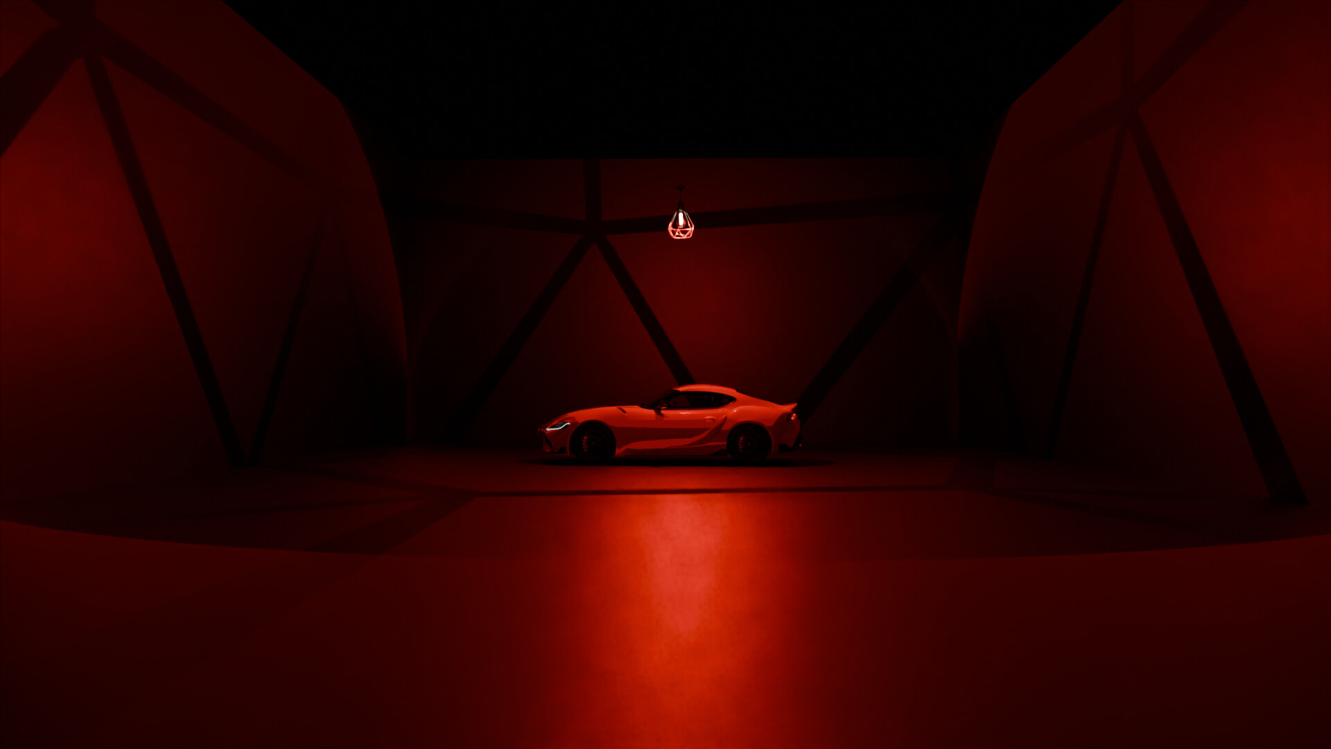 Supra Red Theme Wallaper by Roshan Dagade | RenderHub Wallpapers