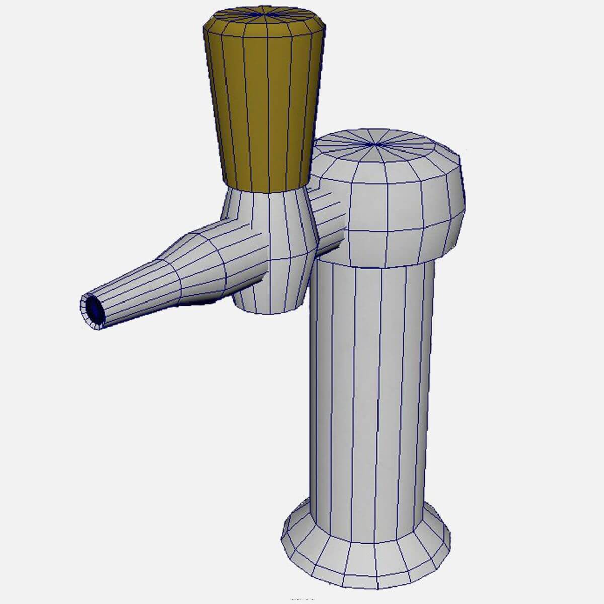 Gas Tap - 3D Model by Ross Hankinson