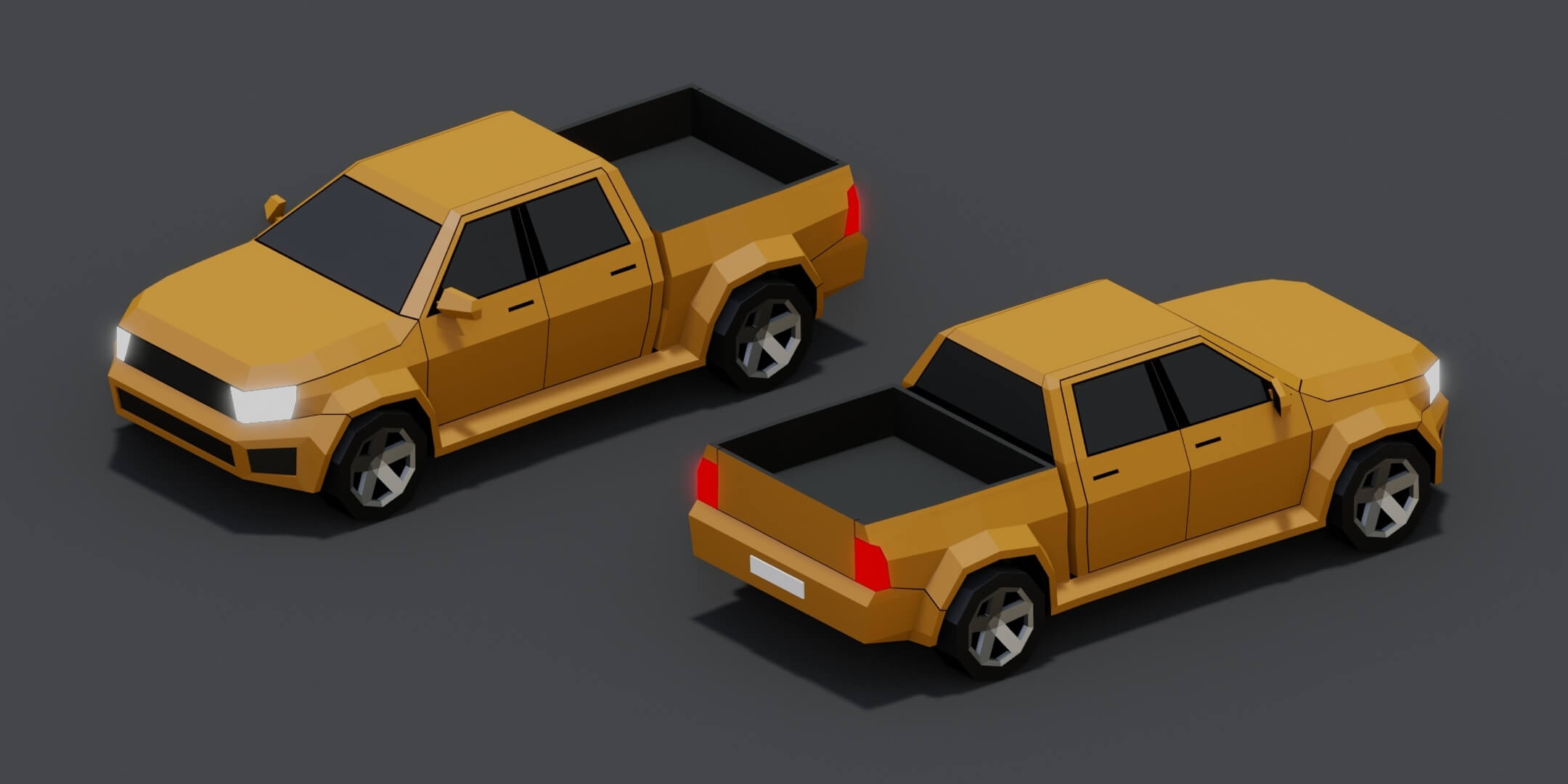 Stylized Lowpoly Cars - 3D Model by rossty3d