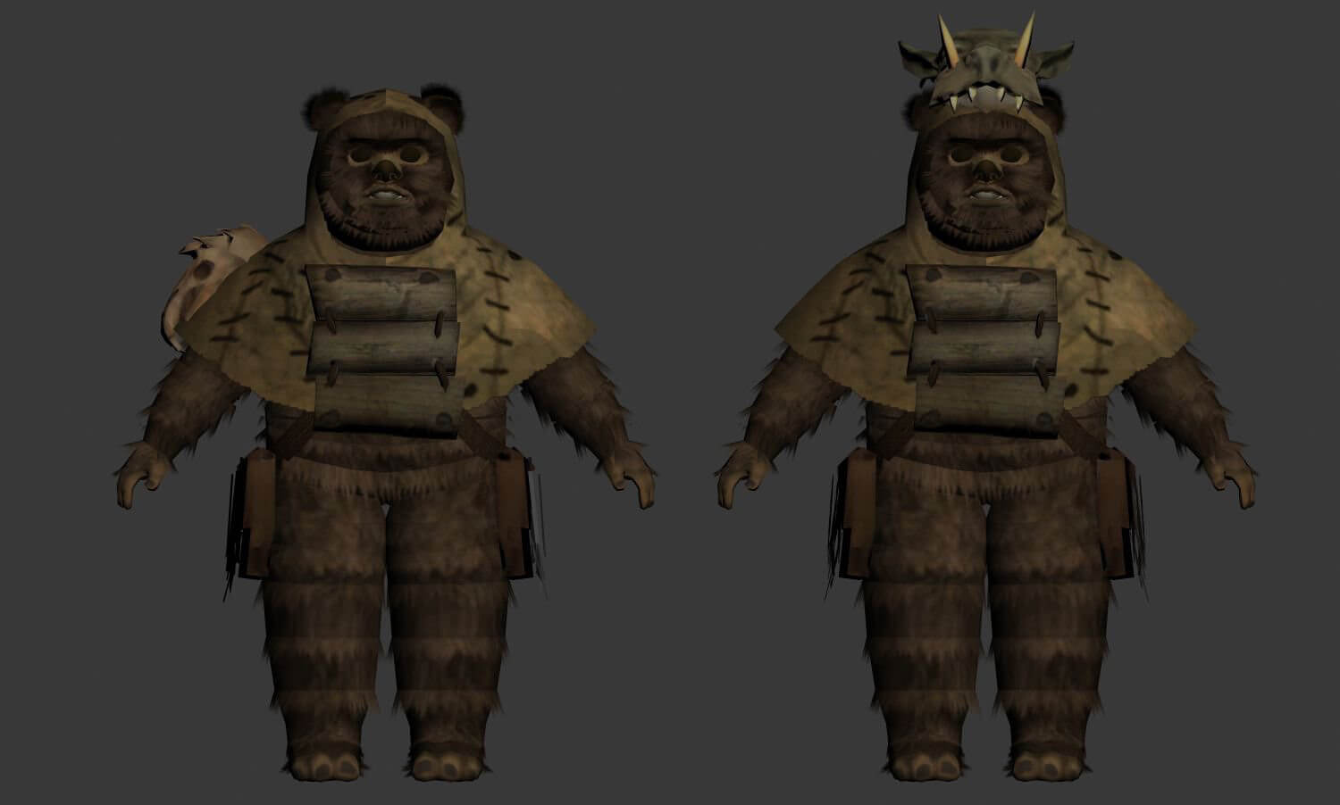 Ewoke - Star Wars 3D Model by rotomu