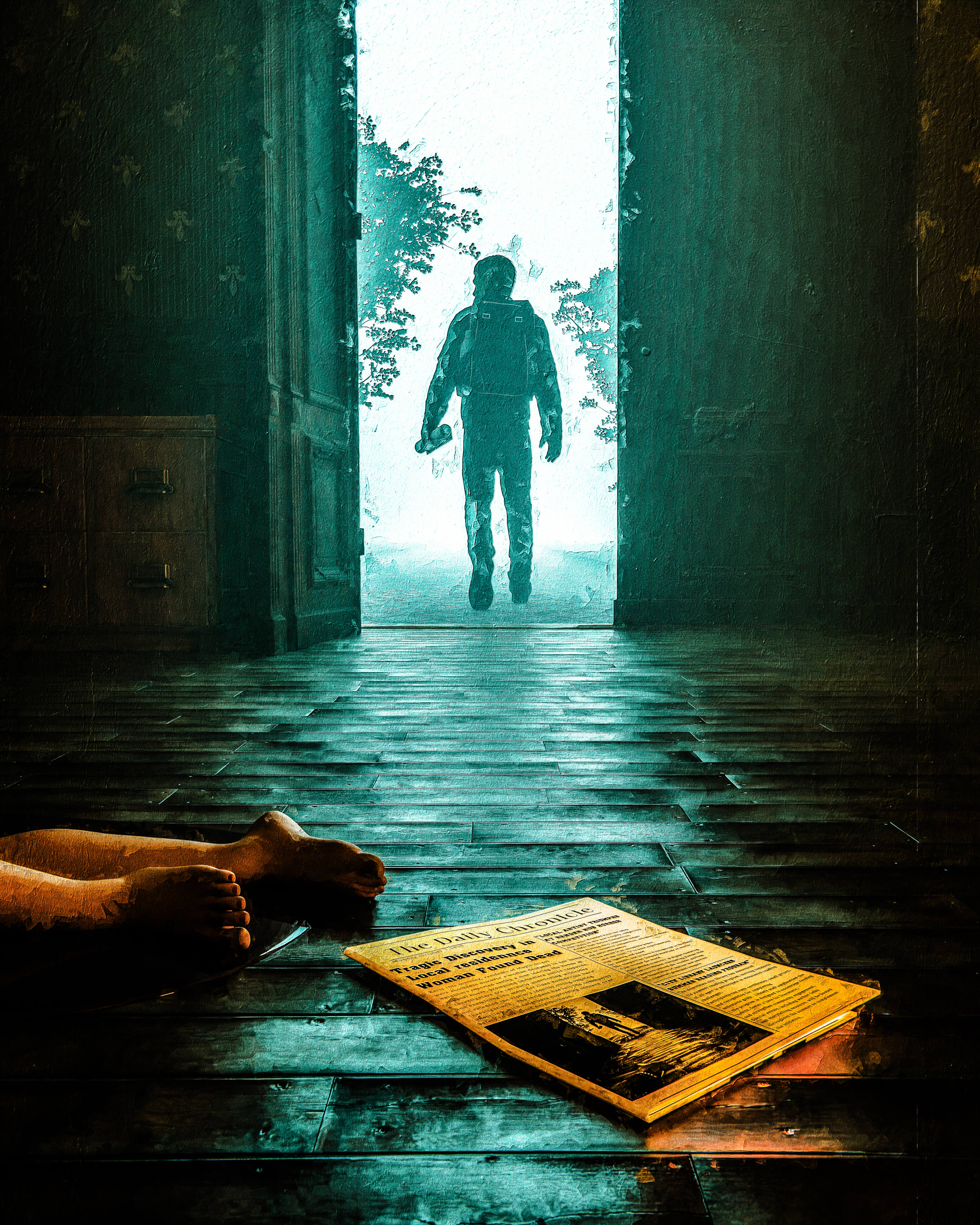 Ink Before Blood 3D Render, Digital Art by Round3d_pixel