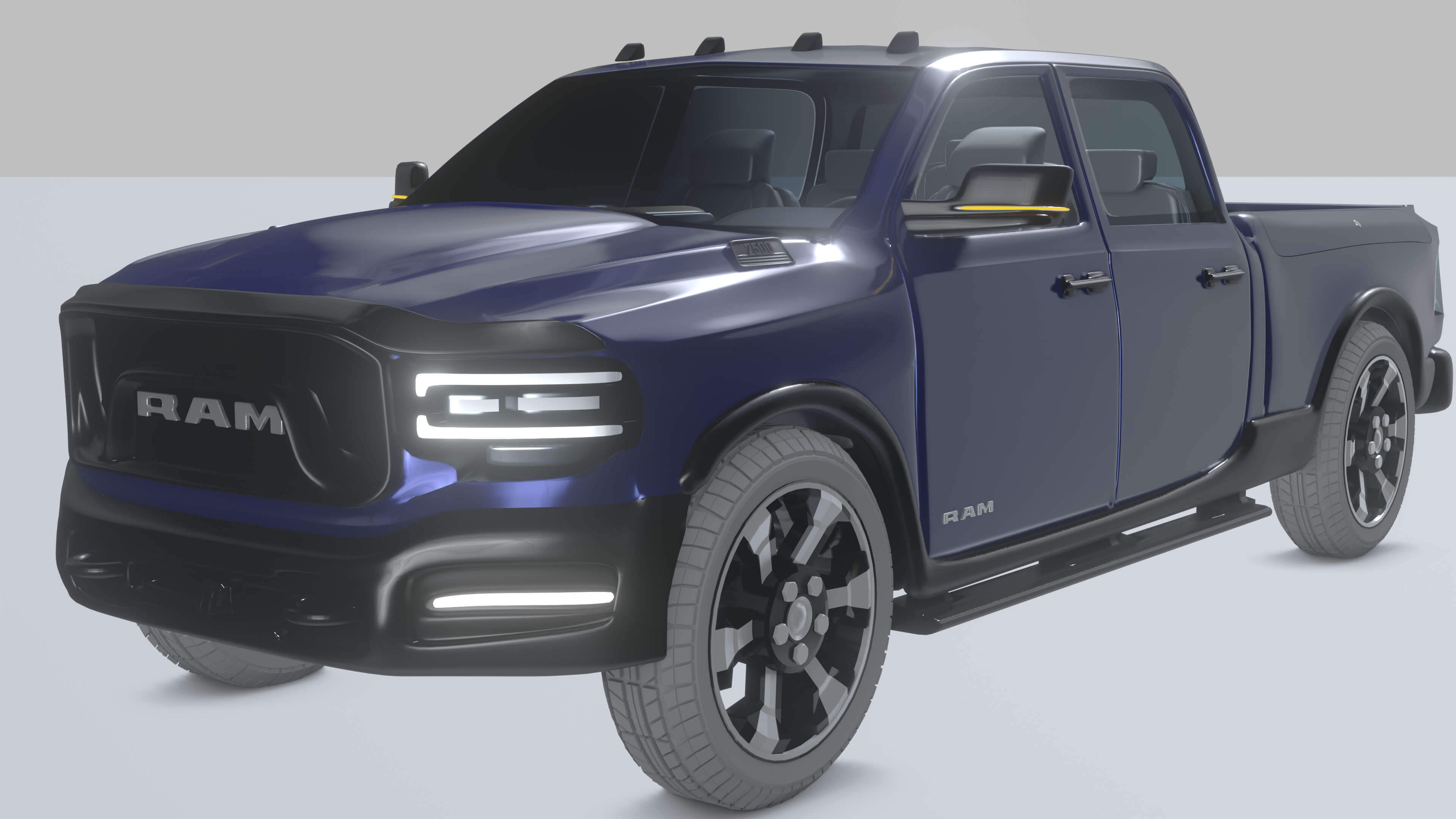 Dodge Ram 2023 - 3D Model by RoundSquare