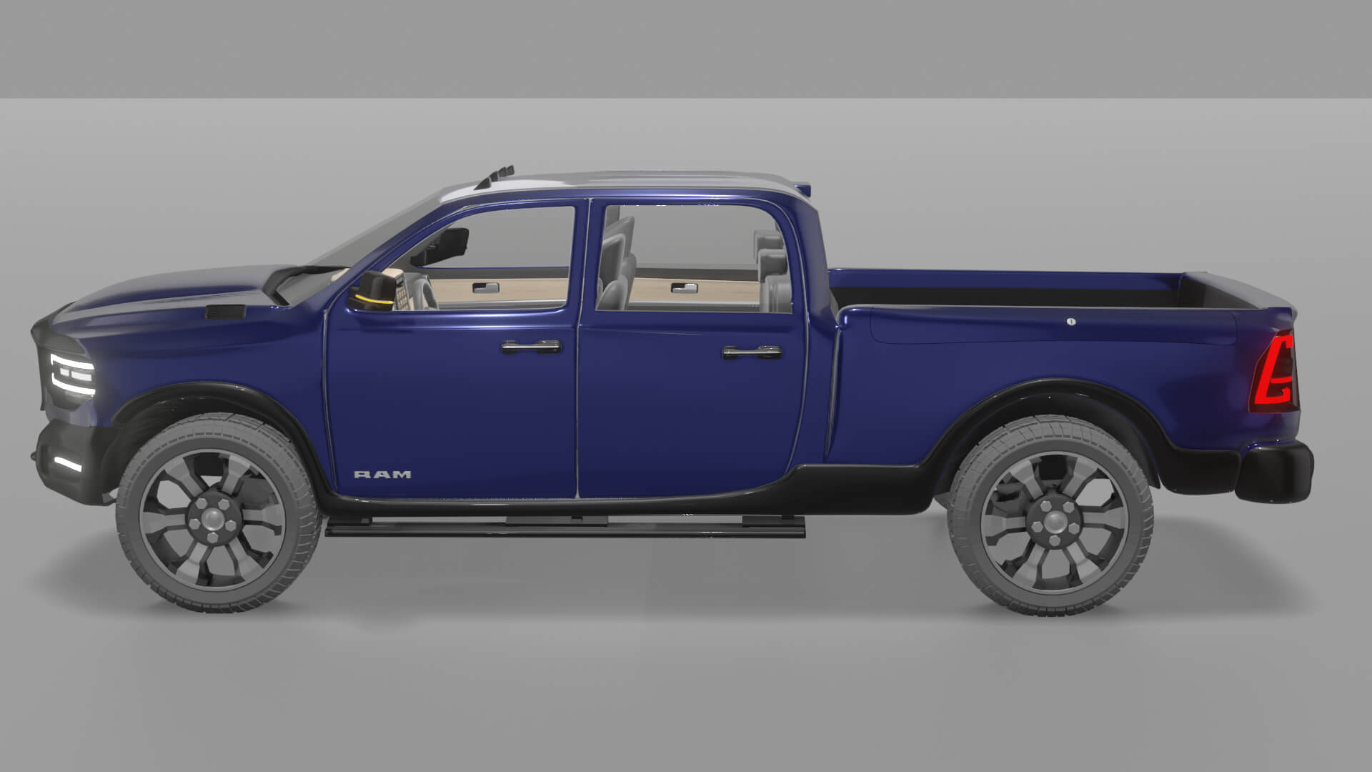 Dodge Ram 2023 - 3D Model by RoundSquare
