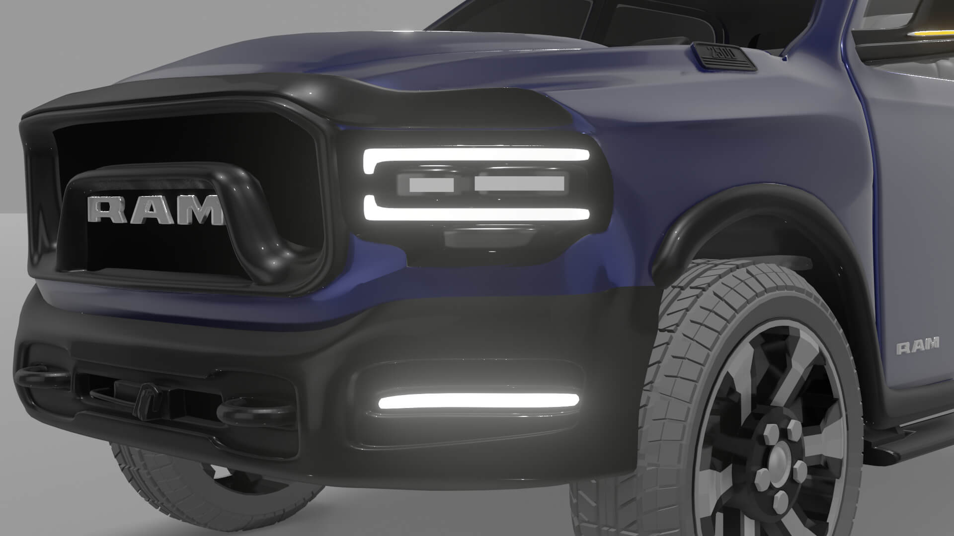 Dodge Ram 2023 - 3D Model by RoundSquare