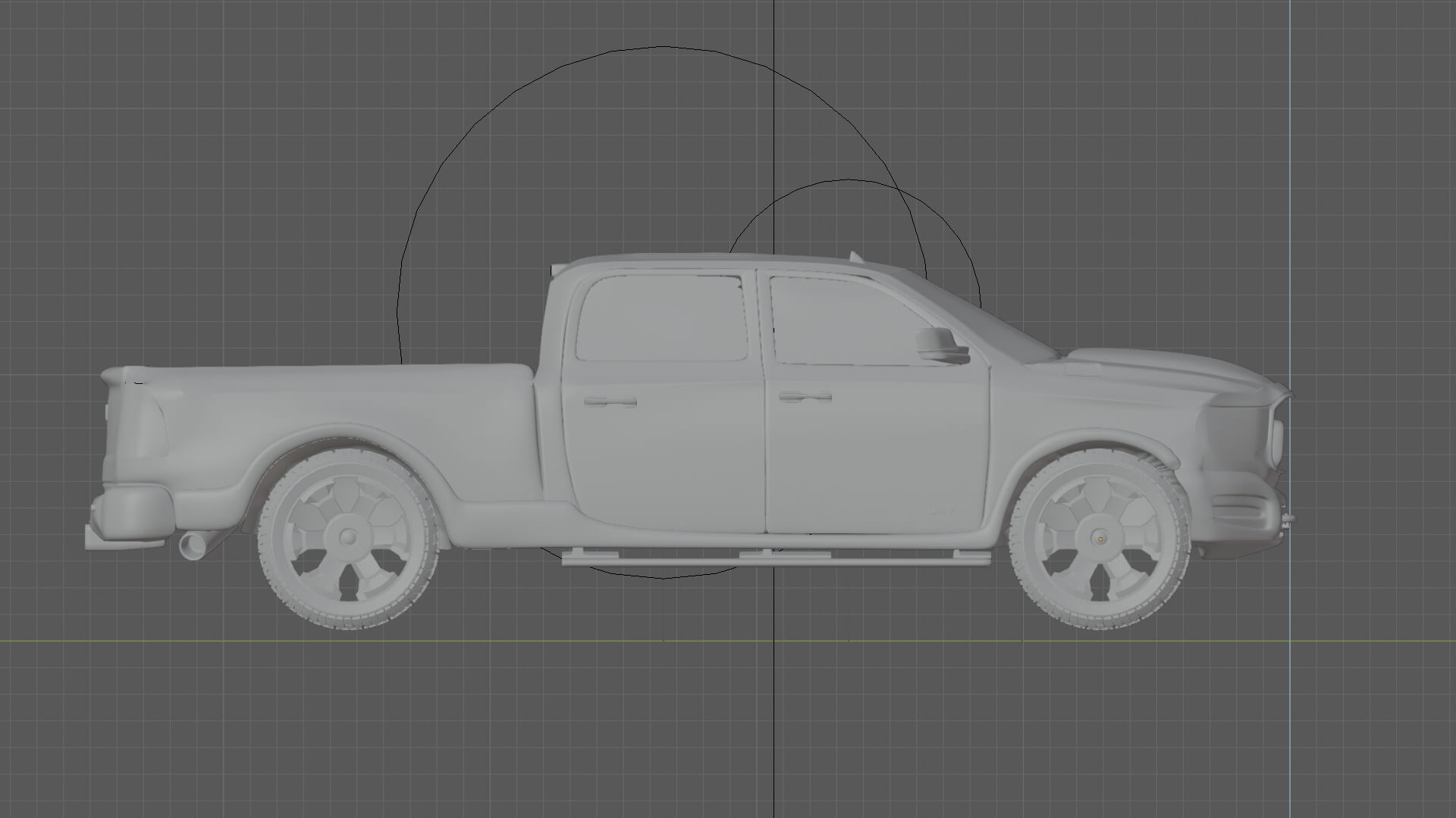Dodge Ram 2023 - 3D Model by RoundSquare