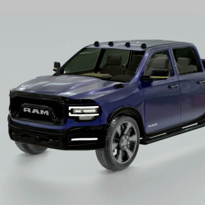 Dodge Ram 2023 - 3D Model by RoundSquare