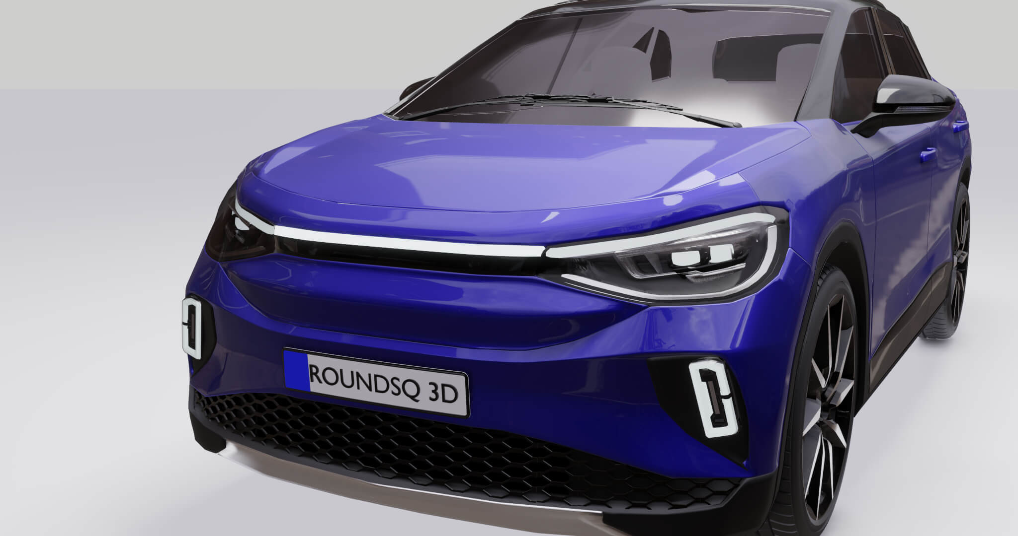 Generic SUV Car - 3D Model by RoundSquare