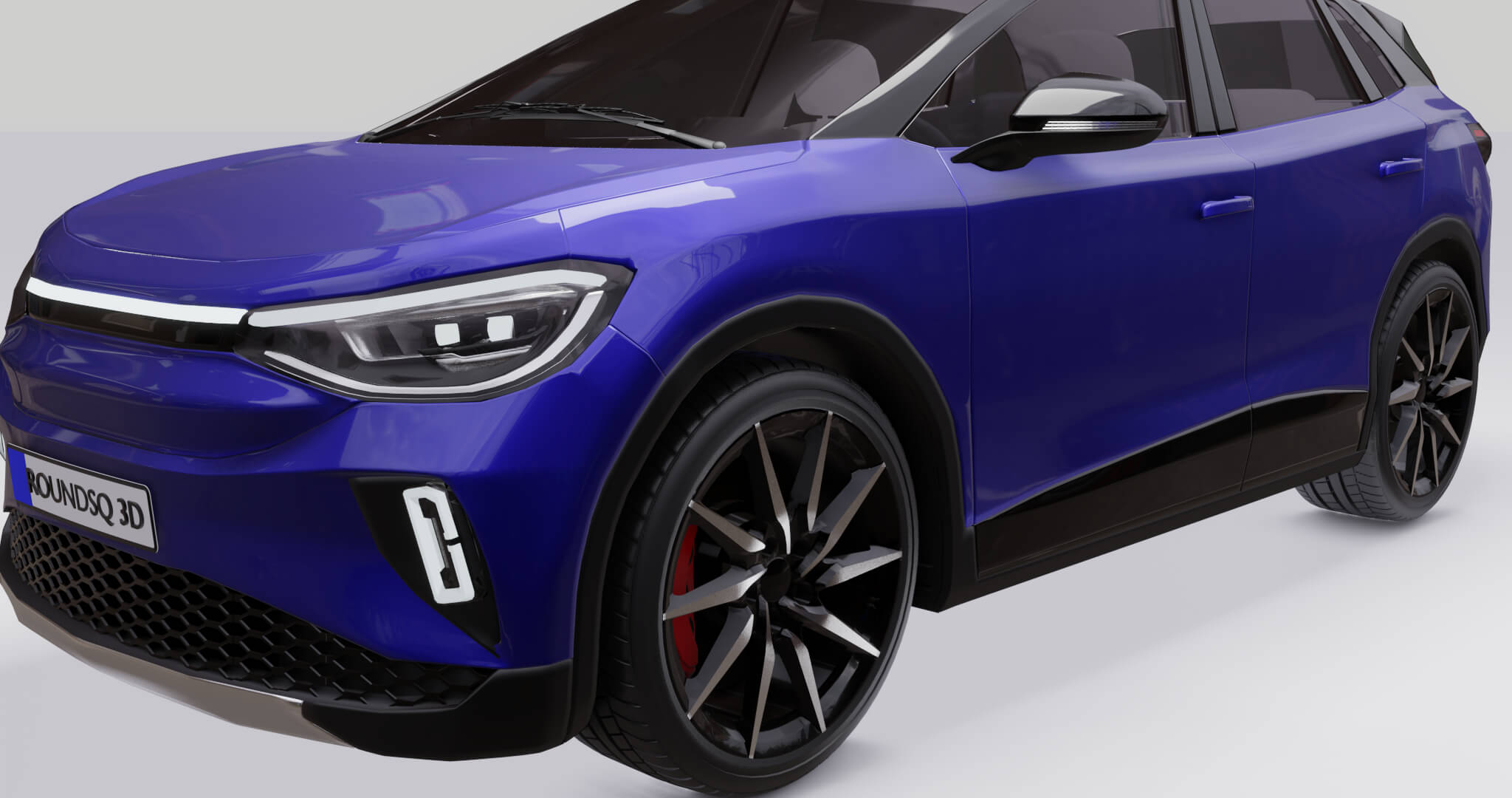 Generic SUV Car - 3D Model by RoundSquare