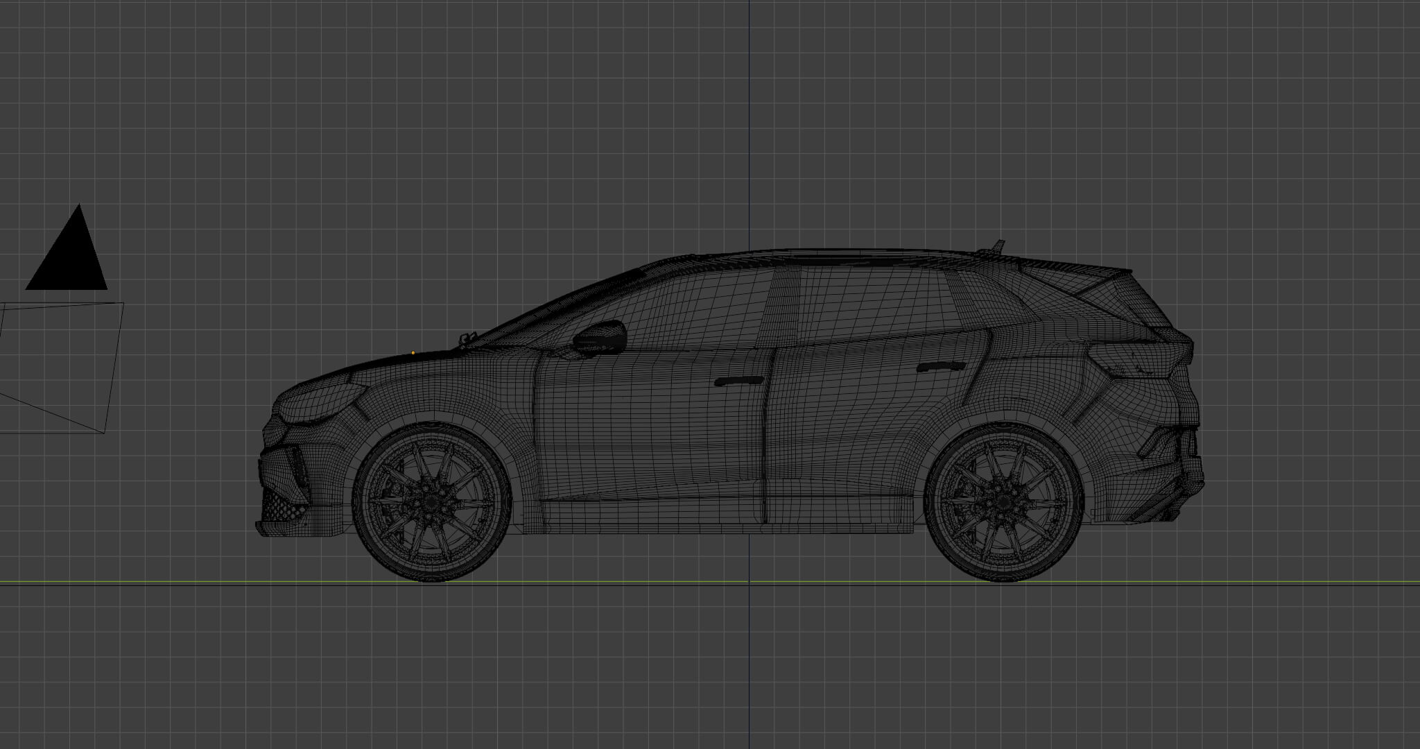 Generic SUV Car - 3D Model by RoundSquare