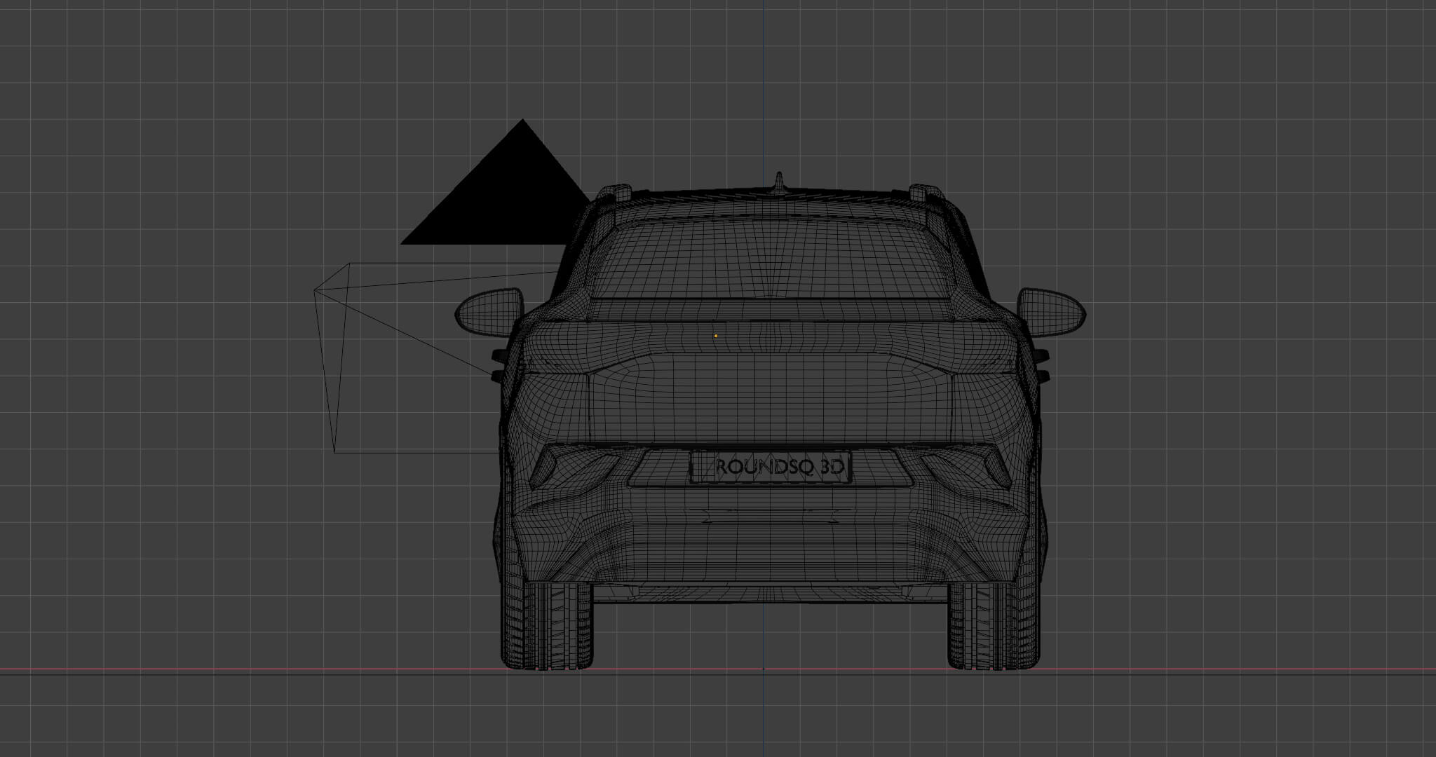 Generic SUV Car - 3D Model by RoundSquare